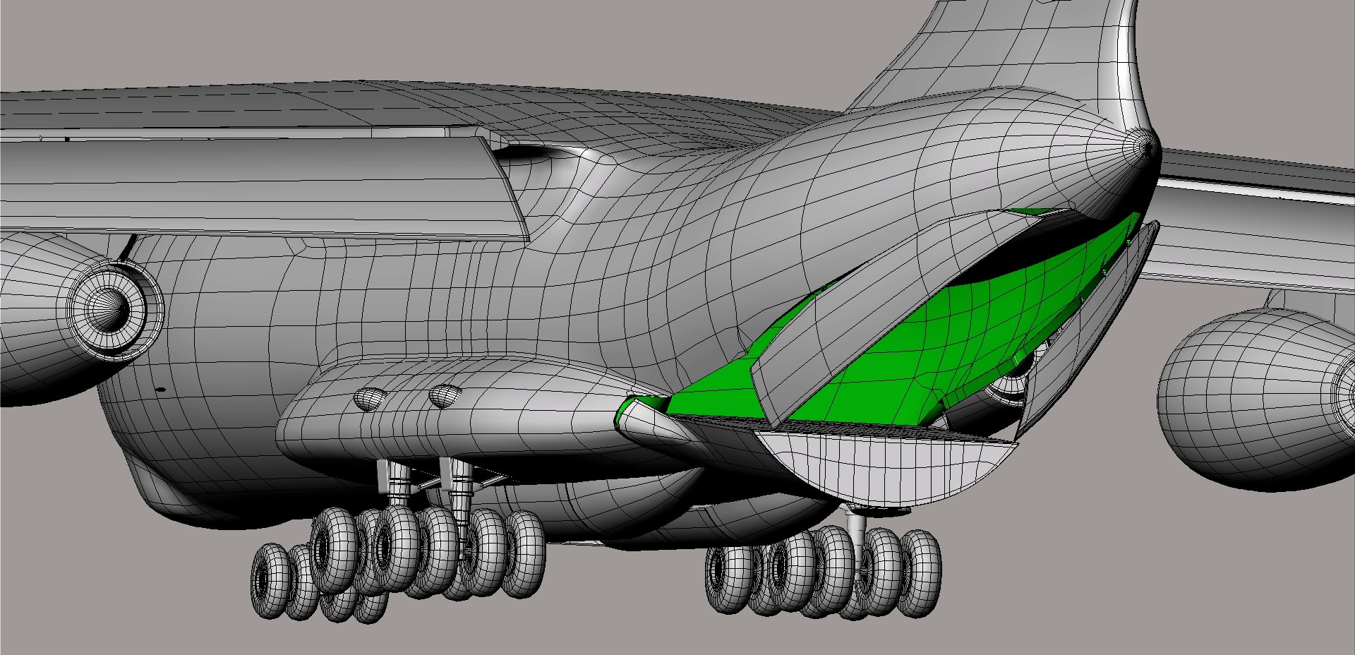 ilyushin il-76 3d model