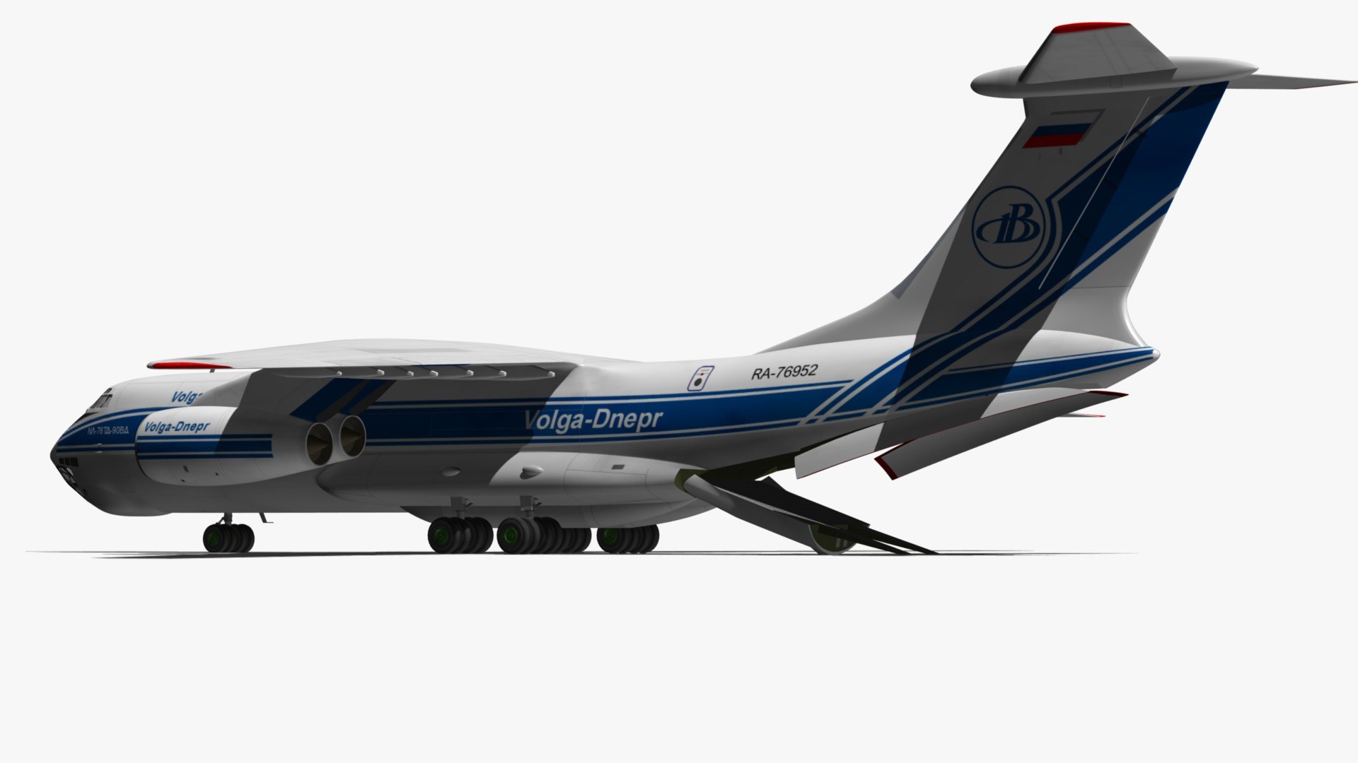 Ilyushin Il-76 3d Model