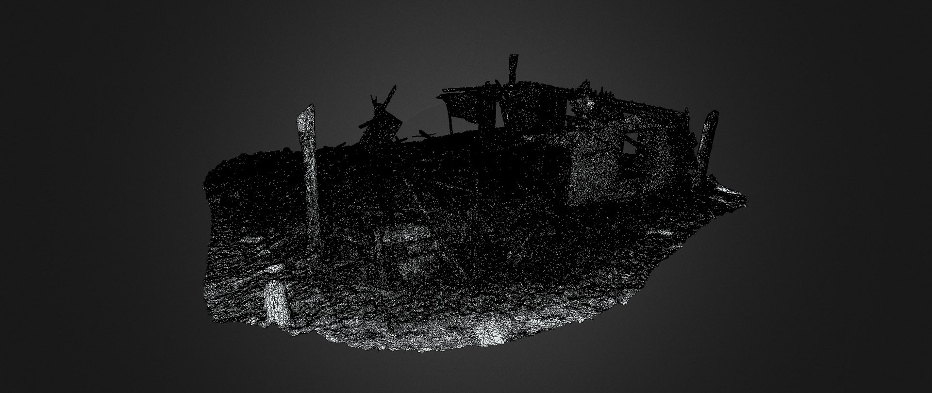 3D Burned Building 3D Scan - TurboSquid 2205873