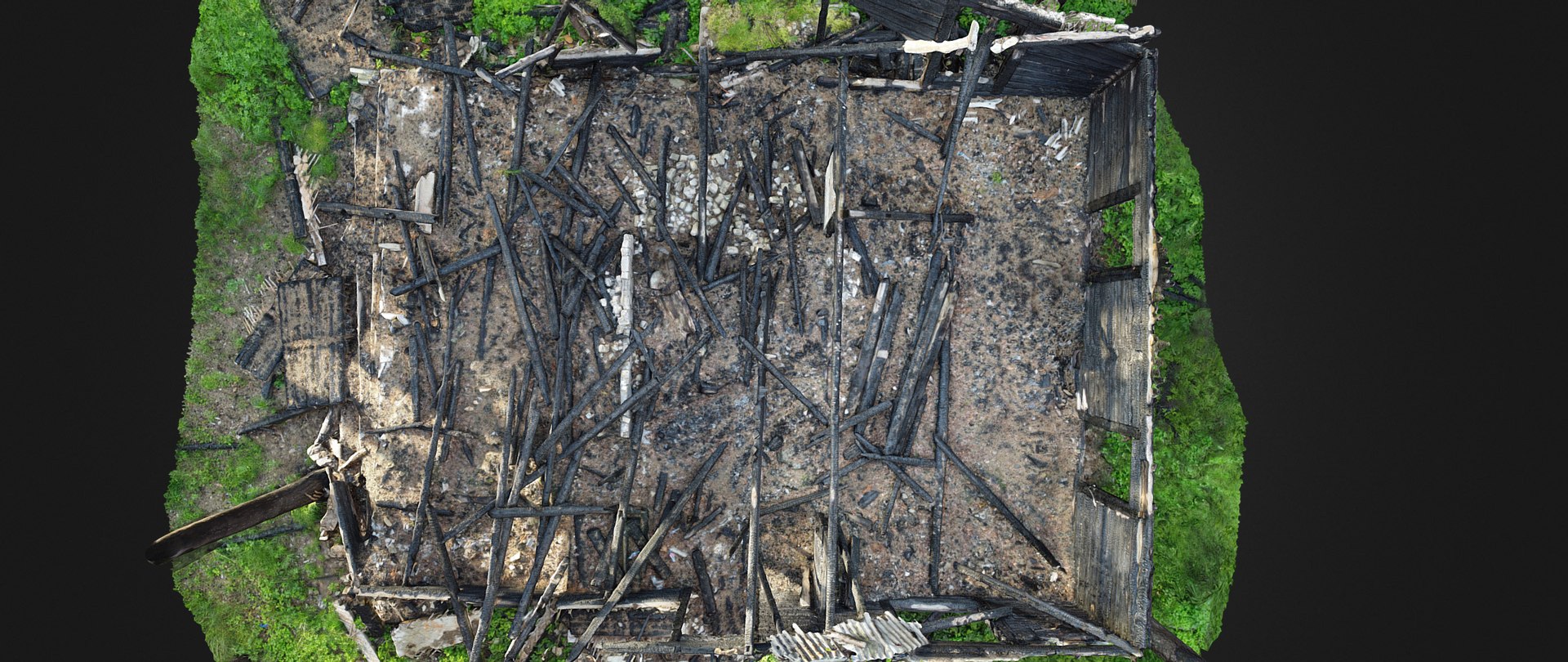 3D Burned Building 3D Scan - TurboSquid 2205873