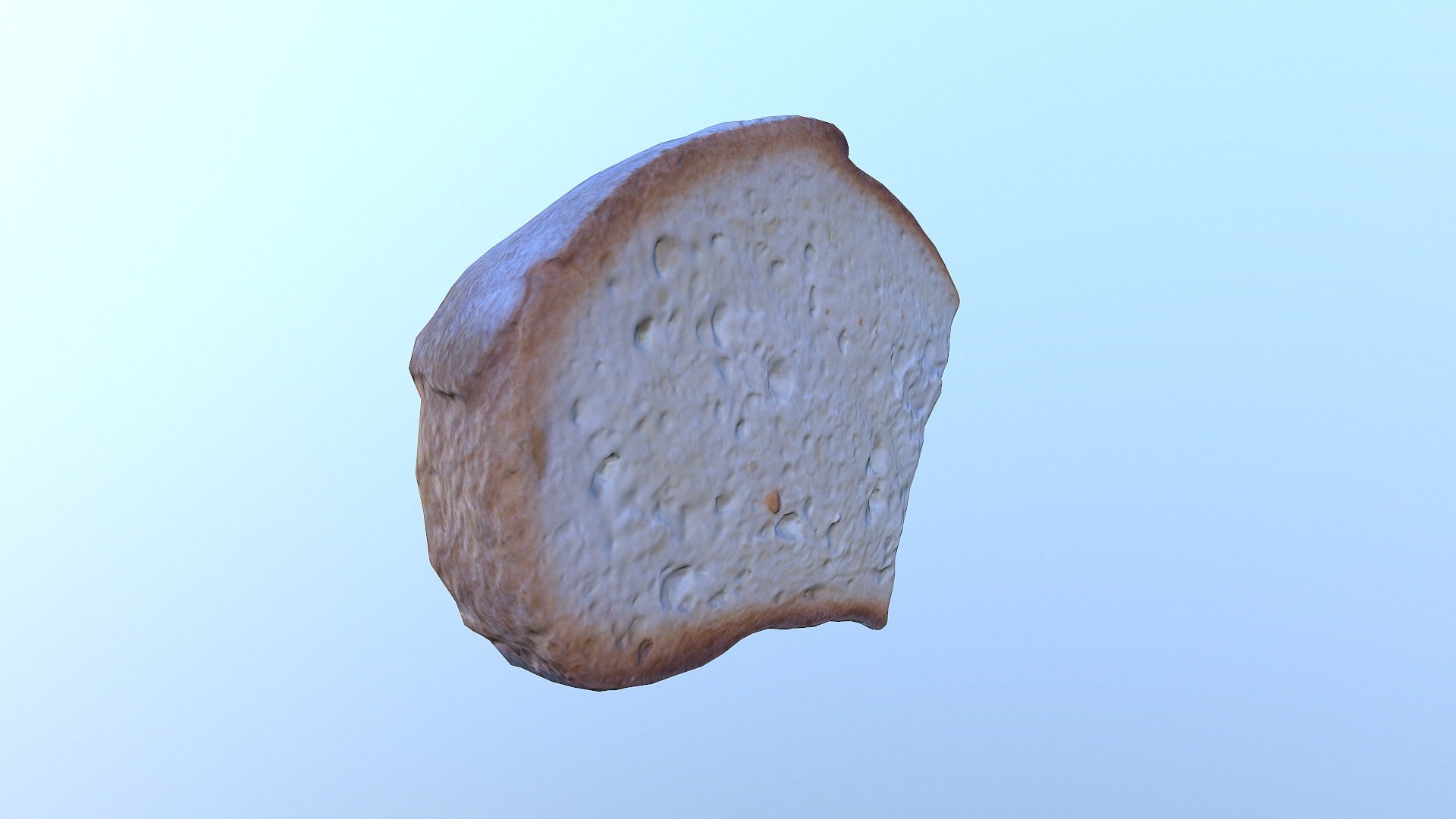 Slice 02 bread modeled 3D - TurboSquid 1664710