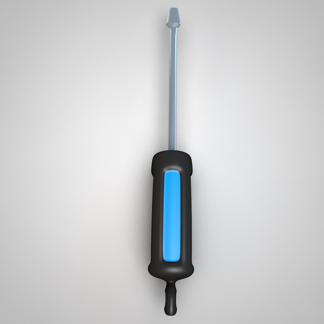 Cartoon Screwdriver 3D Model - TurboSquid 1365752