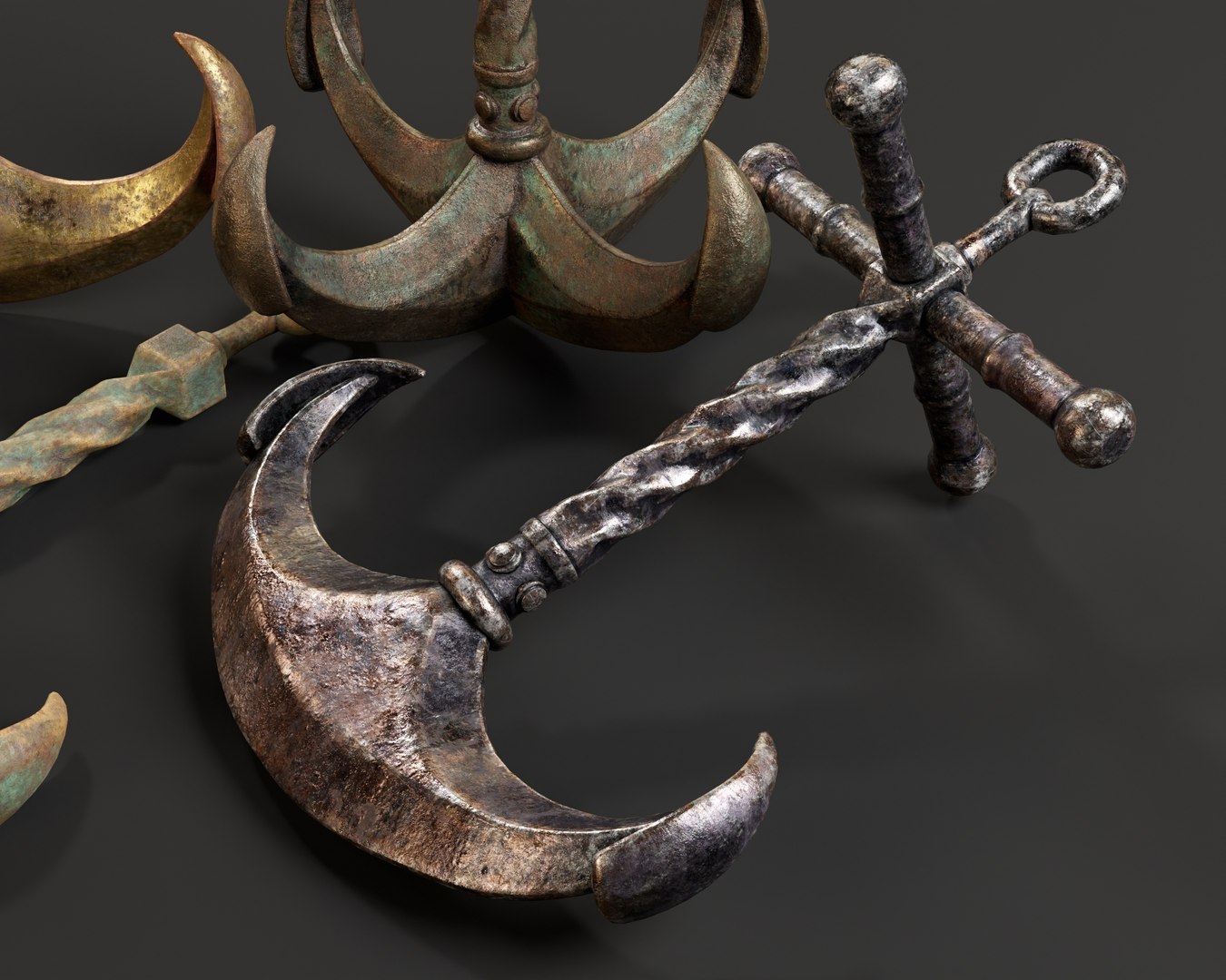 3D Anchor Set 2 Model - TurboSquid 2403717