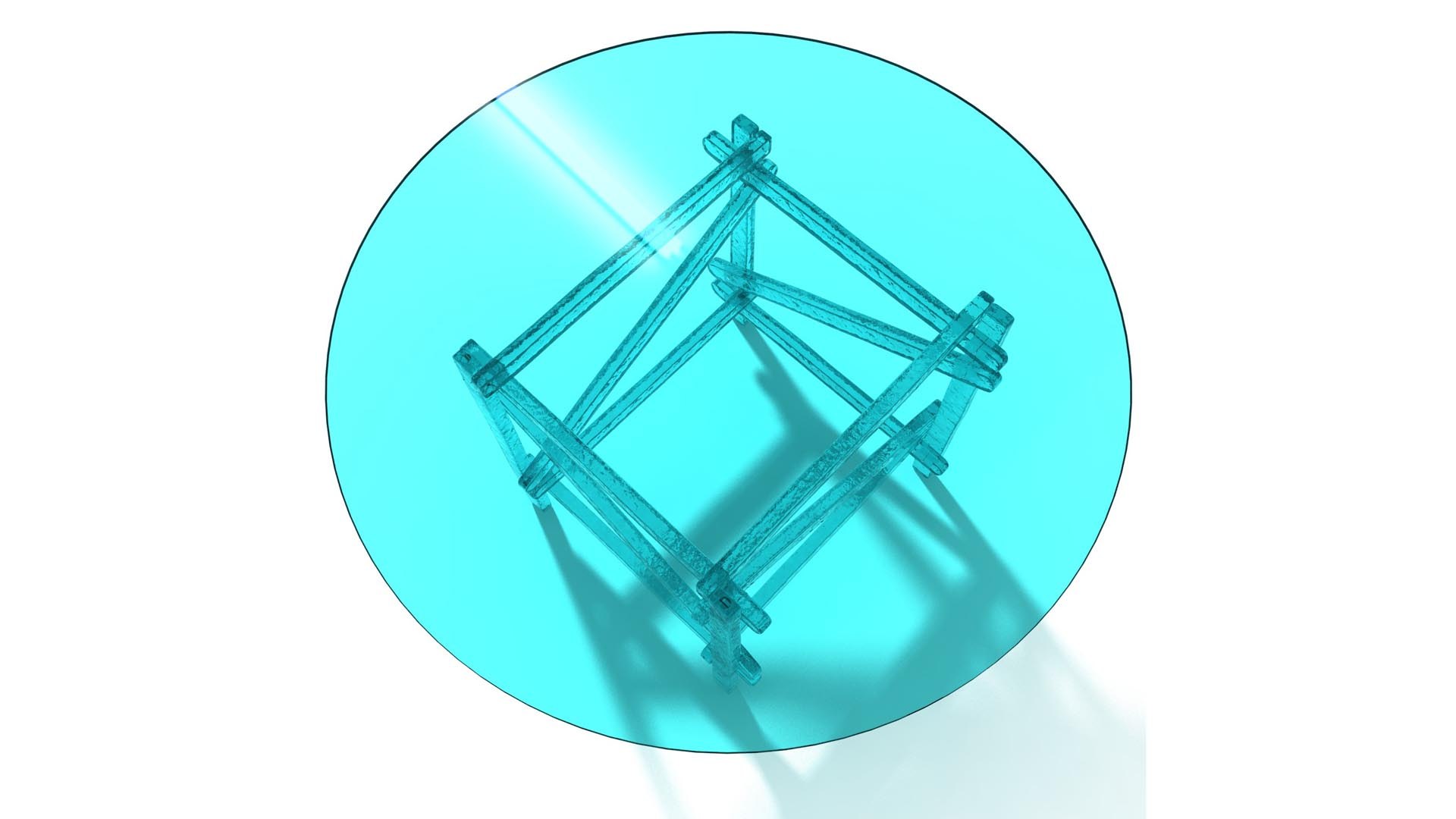 Edra Amare Round Table Polycarbonate Outdoor Chair 3D Model ...