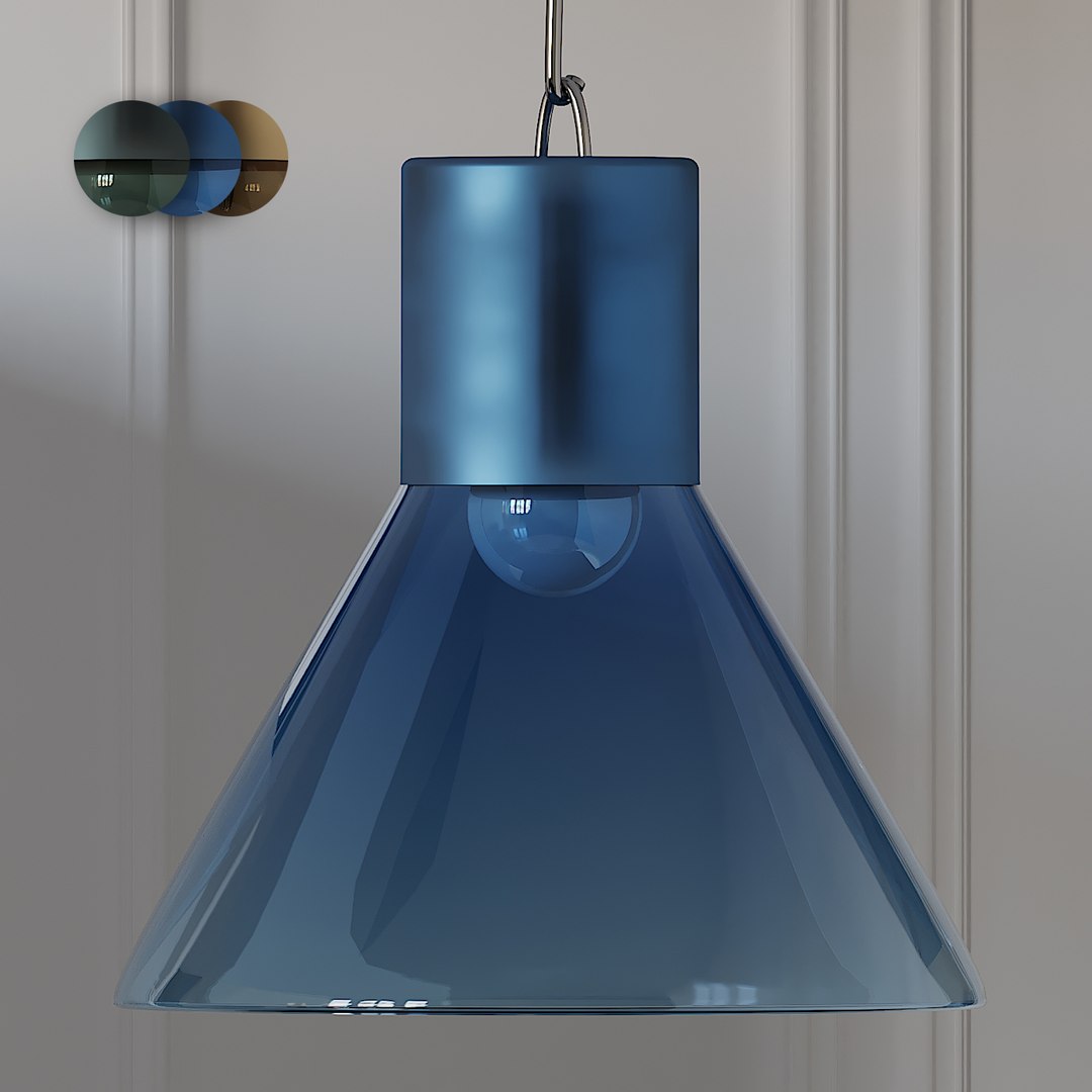 Ceiling Crowdyhouse Funnel Pendant 3D Model - TurboSquid 1554303