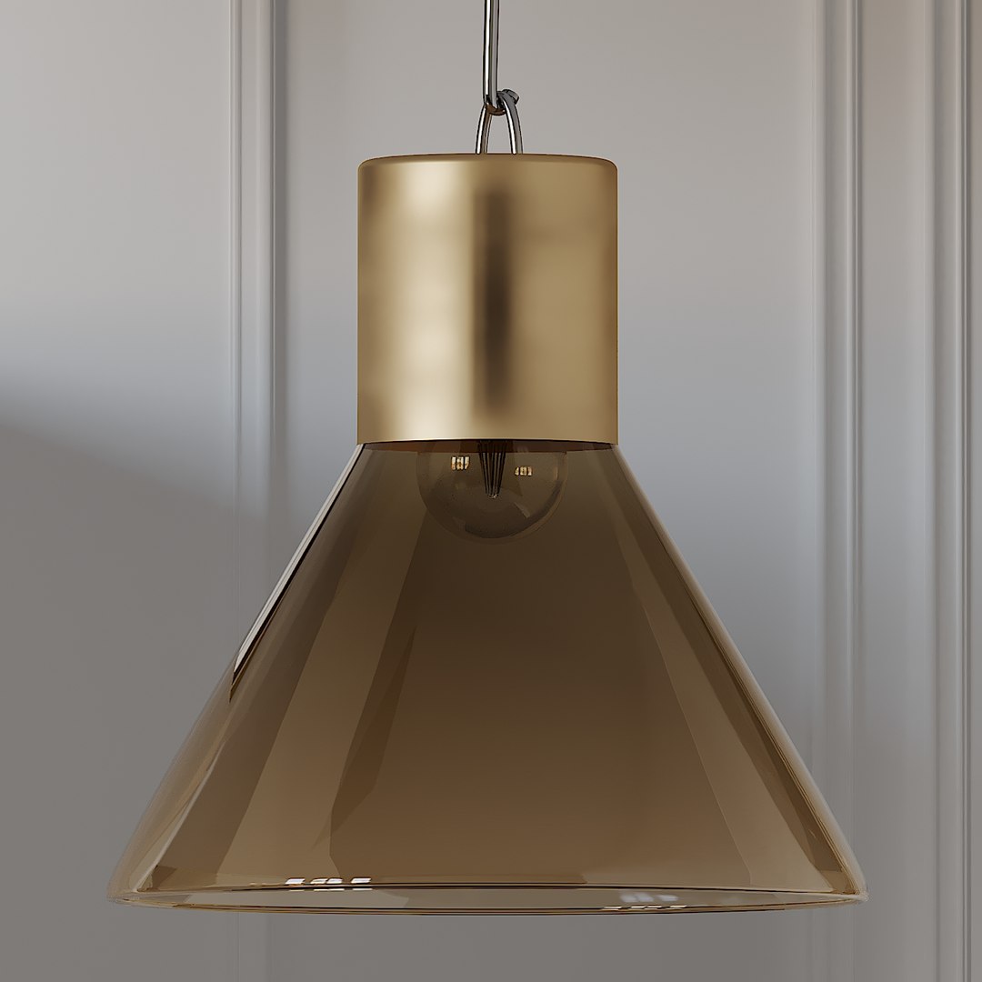 Ceiling Crowdyhouse Funnel Pendant 3D Model - TurboSquid 1554303