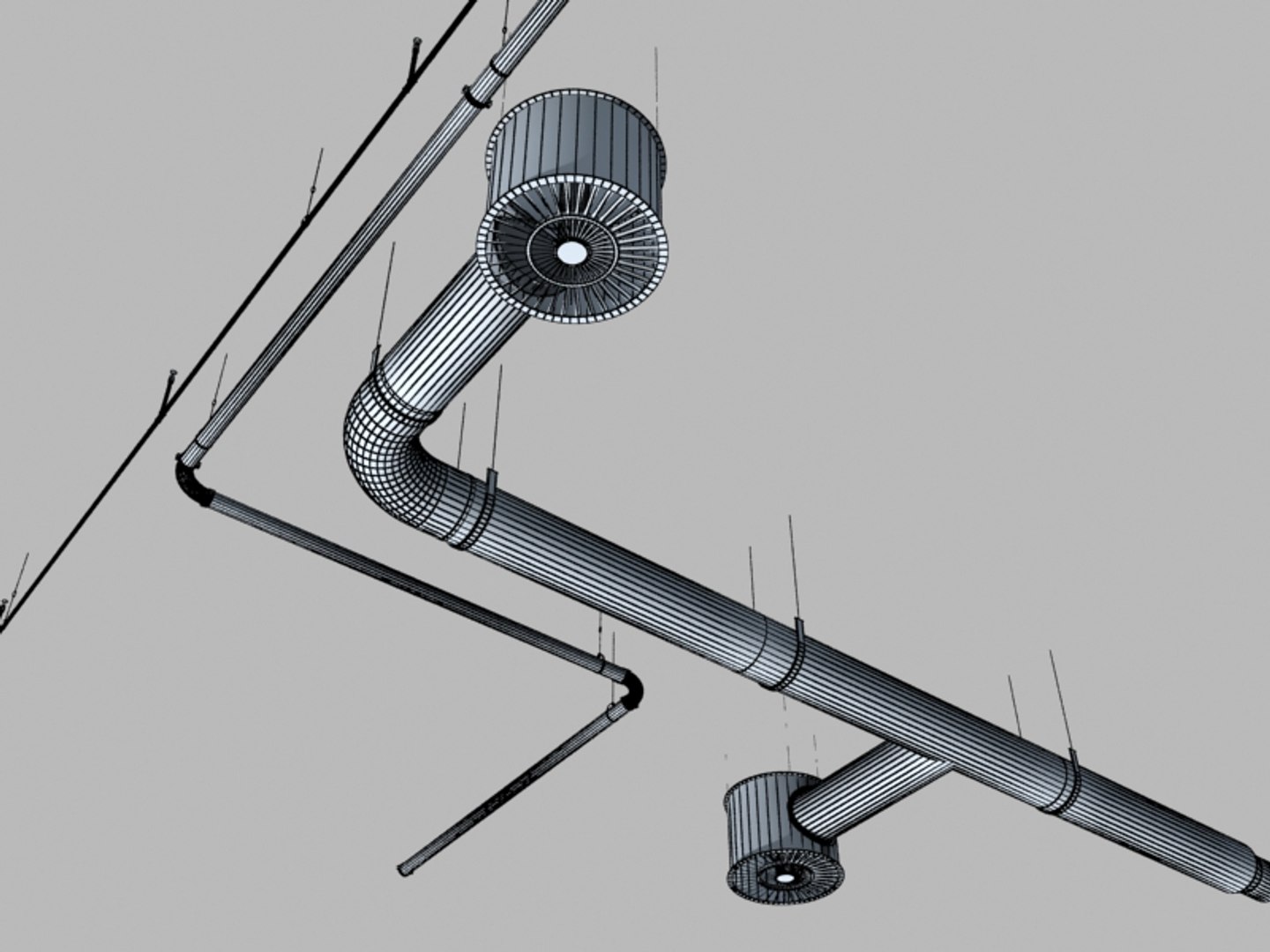 3d ceiling mechanical