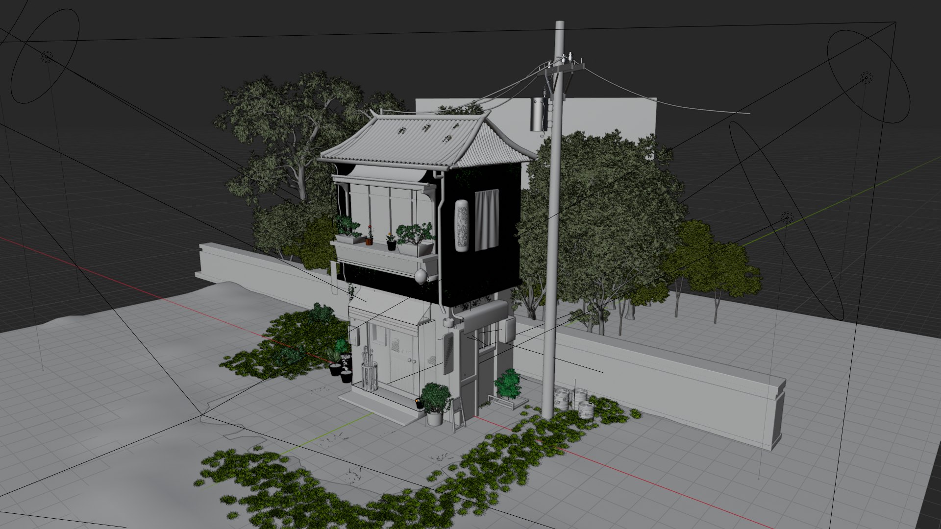 Japanese House 3D Model - TurboSquid 2323877