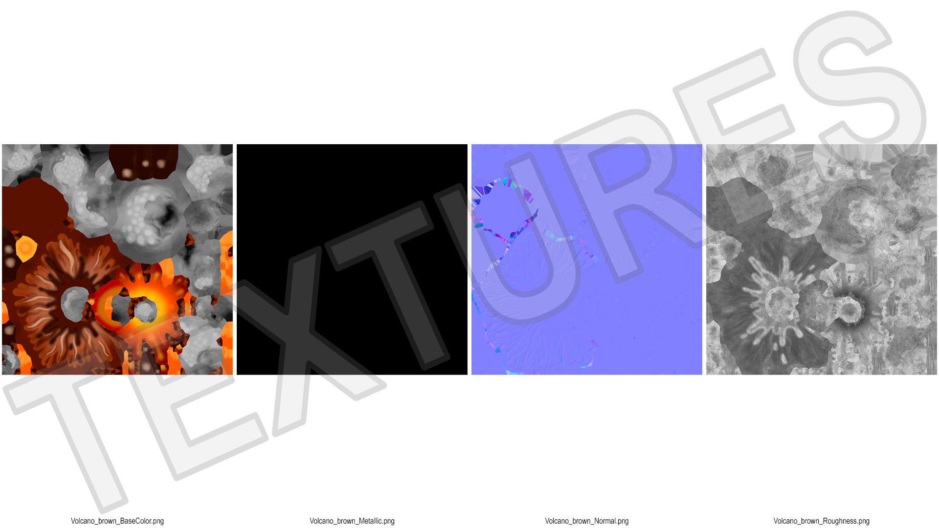 Brown Stylized Erupting Volcano With Lava And Smoke Model - TurboSquid ...