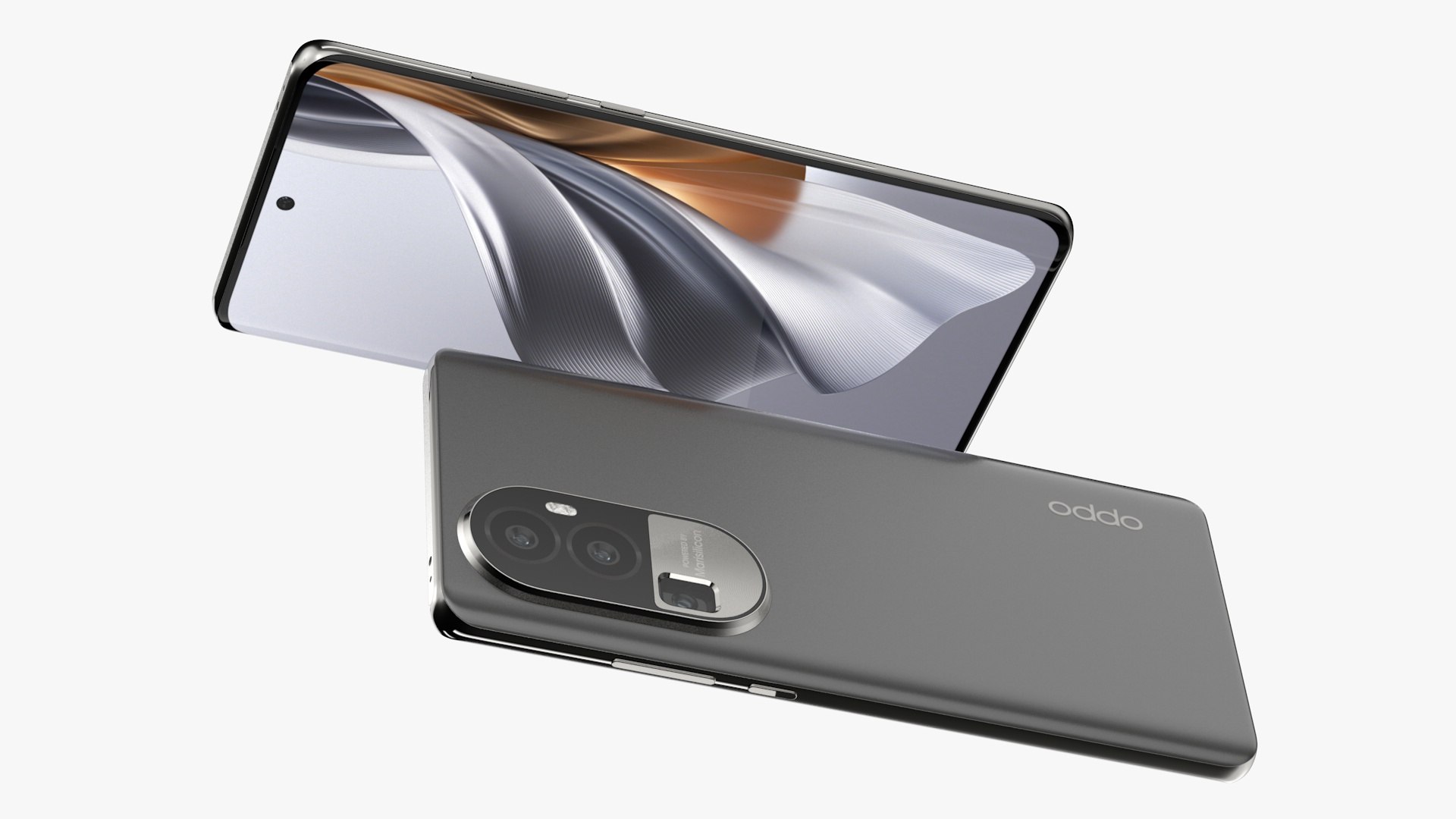 3D Model OPPO Reno 10 Pro Plus Moon Sea Black - TurboSquid 2078736