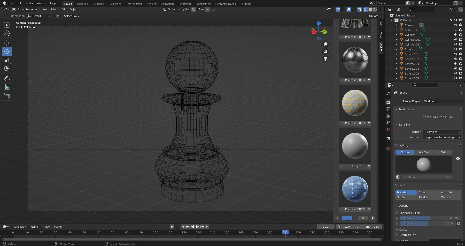 Free 3D Chess Pawn - Black Marble Texture BLENDER - TurboSquid 2065081