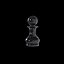 Free 3D Chess Pawn - Black Marble Texture BLENDER - TurboSquid 2065081