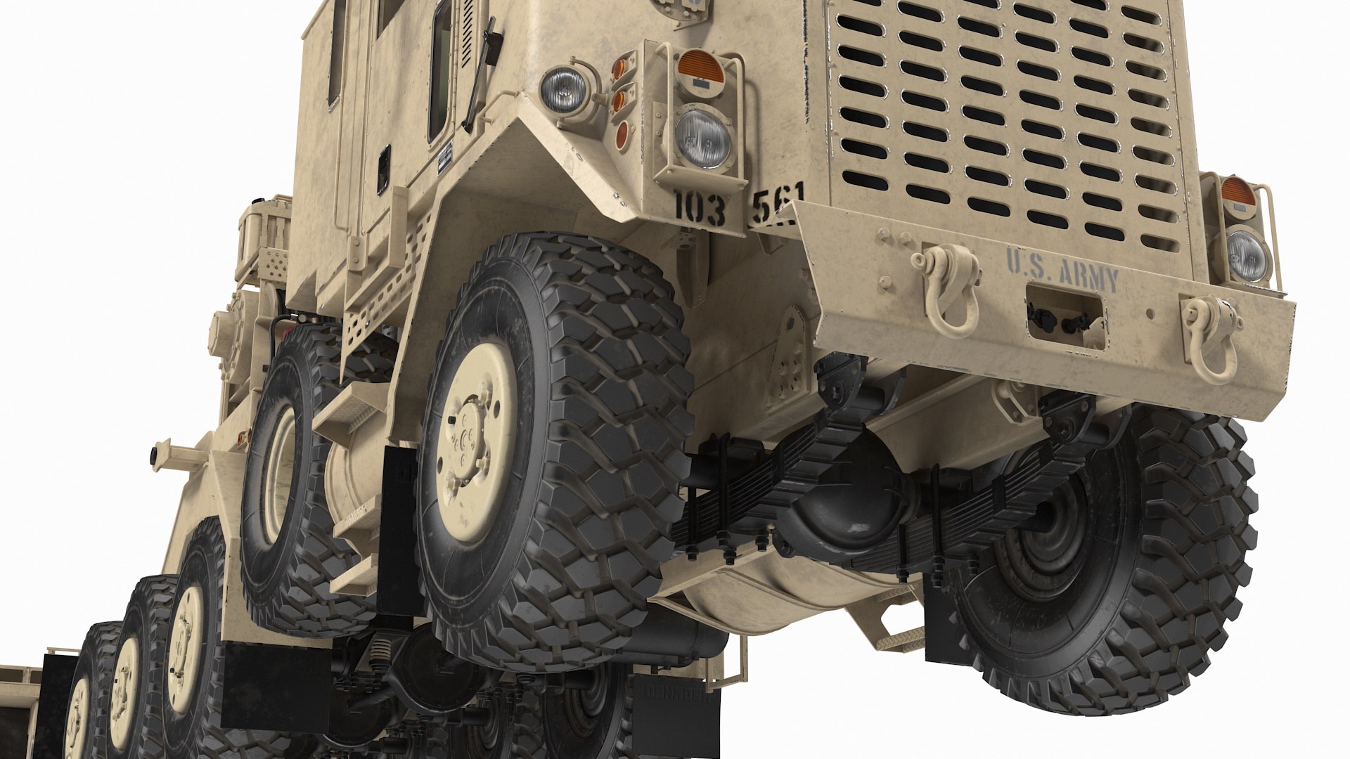 Oshkosh M1070 Truck Tractor 3D - TurboSquid 1440355