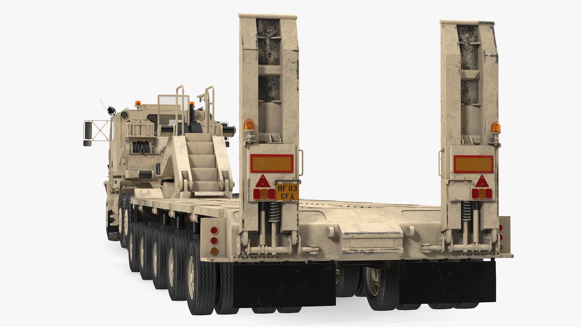 Oshkosh M1070 Truck Tractor 3D - TurboSquid 1440355