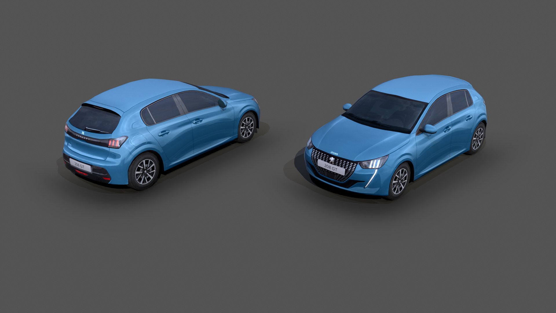 3D Model Peugeot 208 2019 - TurboSquid 1832976