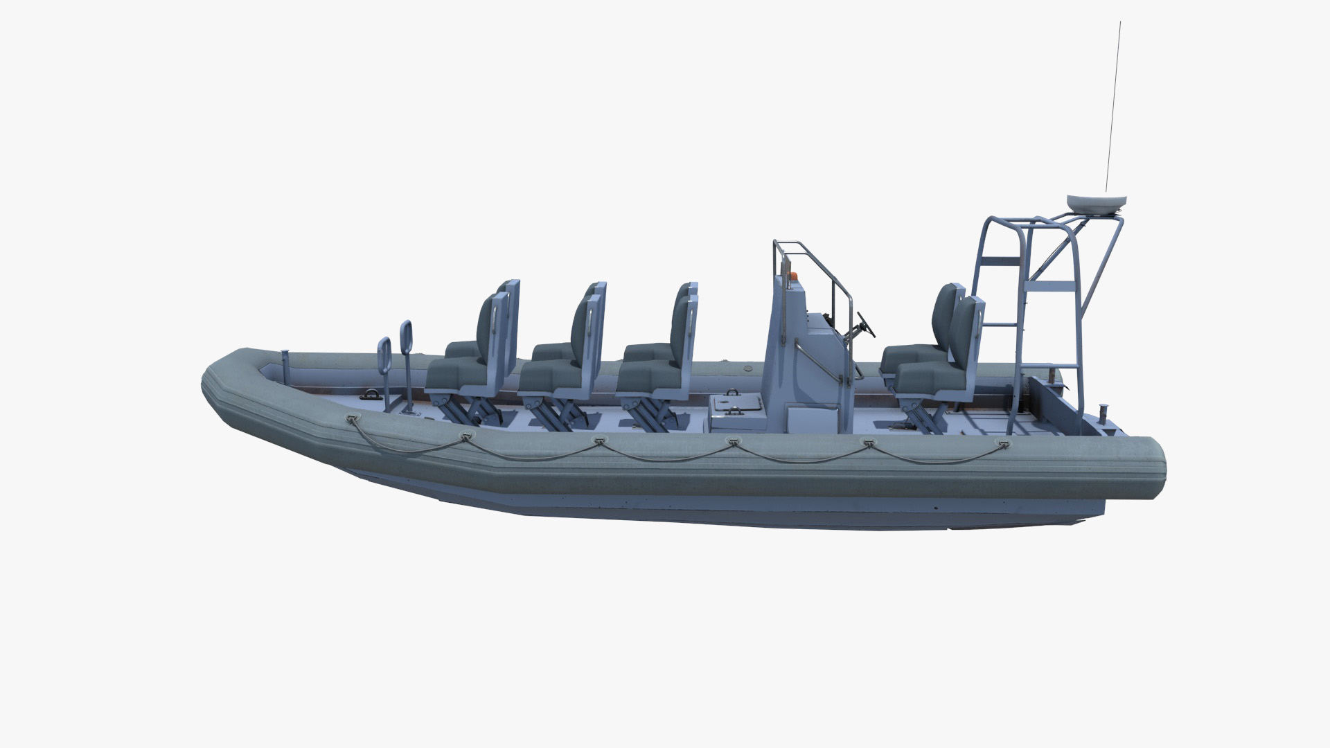 Rigid Rhib Boat Model - TurboSquid 1462090