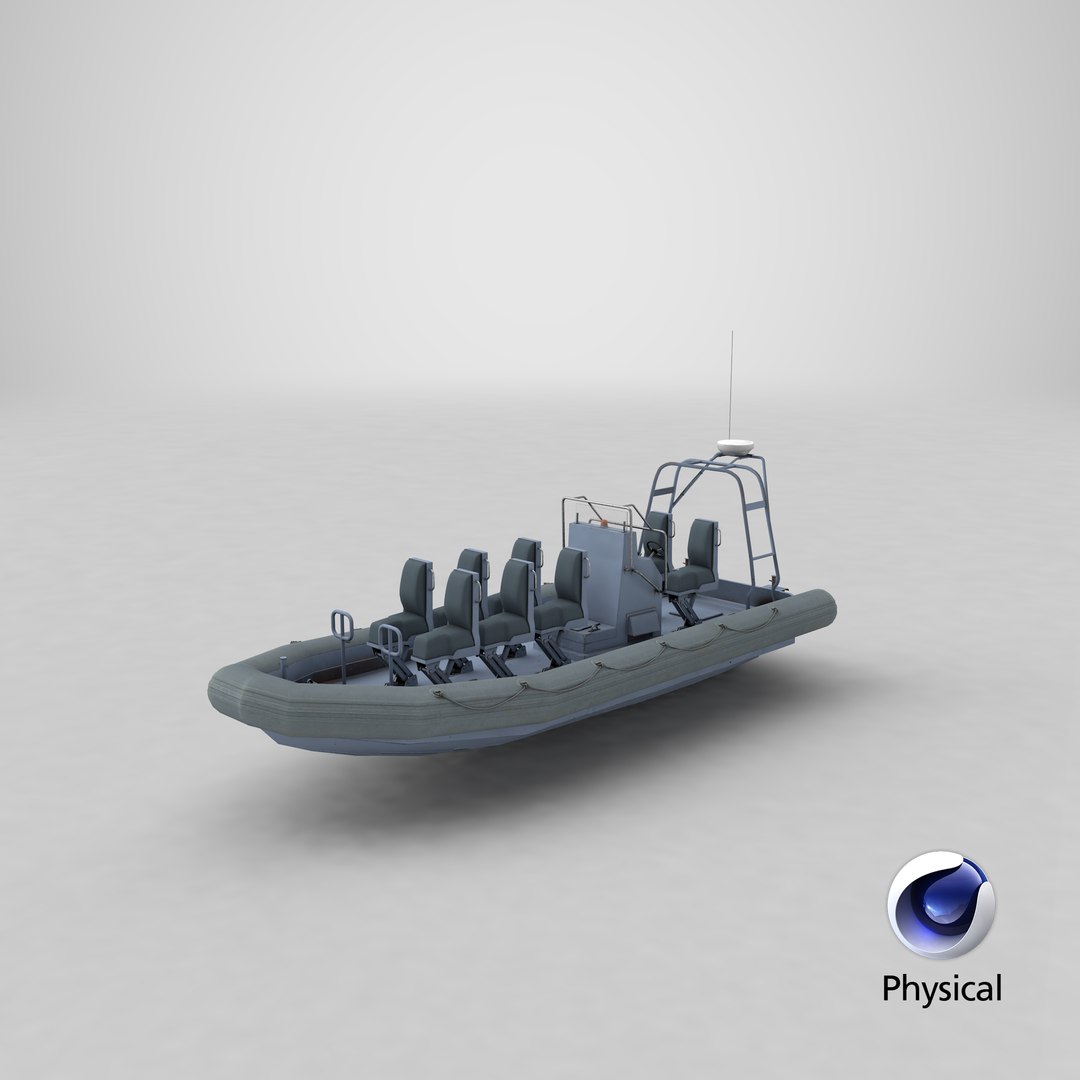Rigid Rhib Boat Model - TurboSquid 1462090