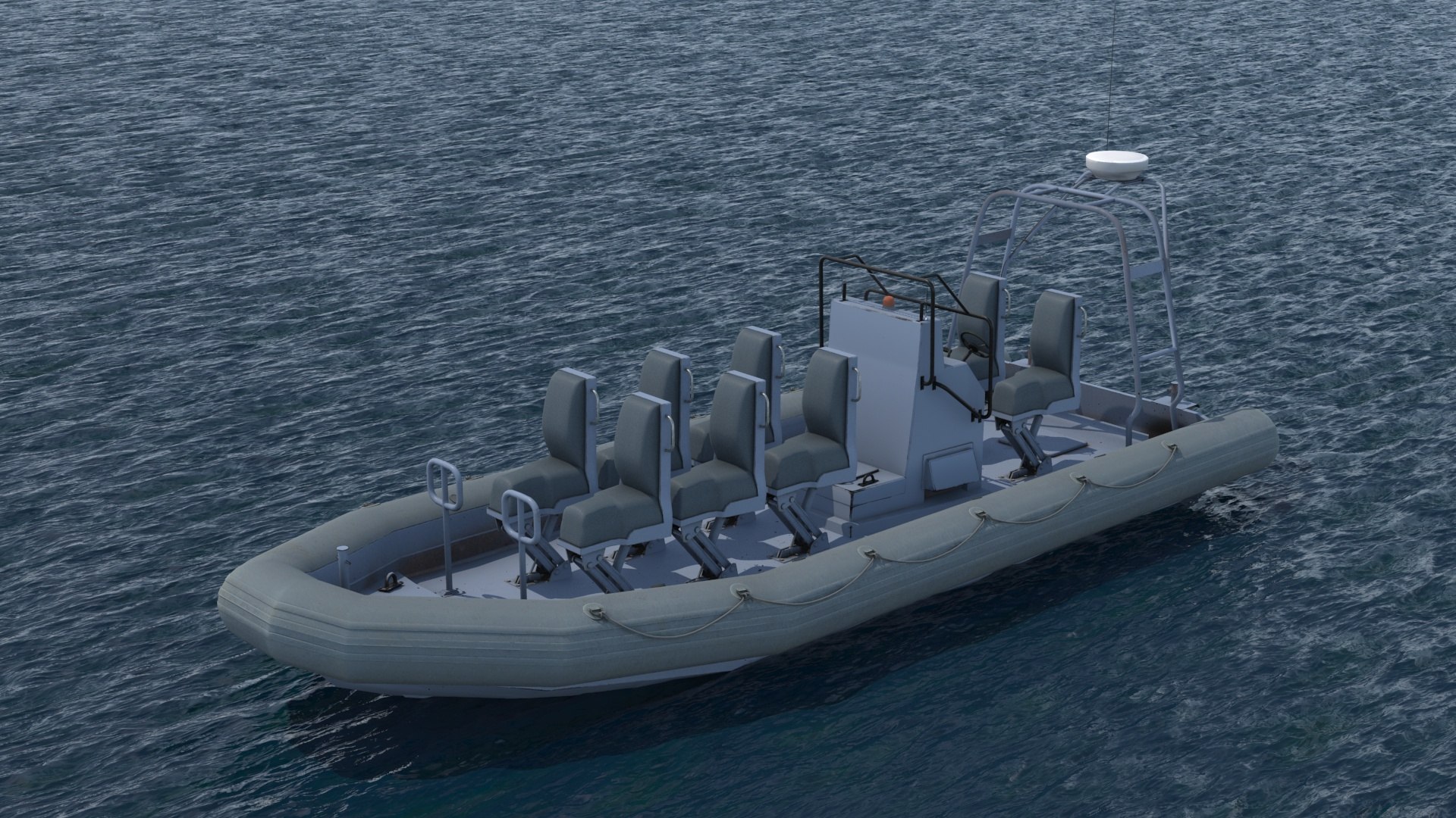 Rigid Rhib Boat Model - TurboSquid 1462090