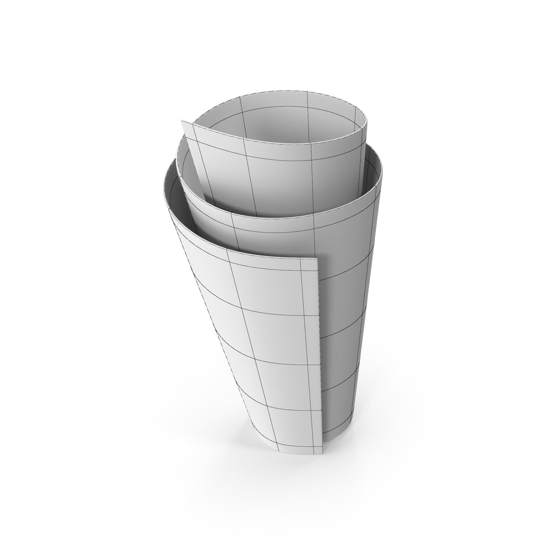 3D Gold Scroll Ribbon - TurboSquid 2047710