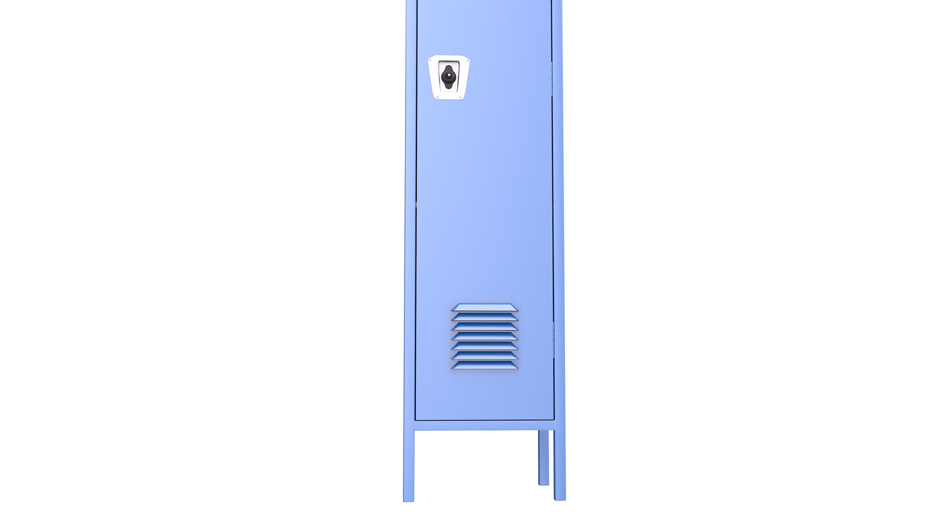 Steel Locker Single - Blue 3D - TurboSquid 1924542