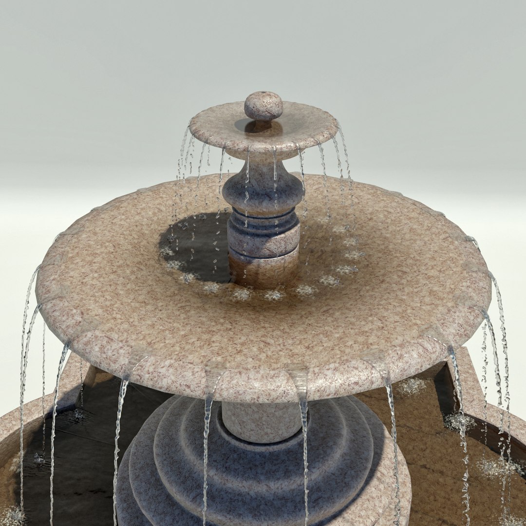 3d Water Fountain Model