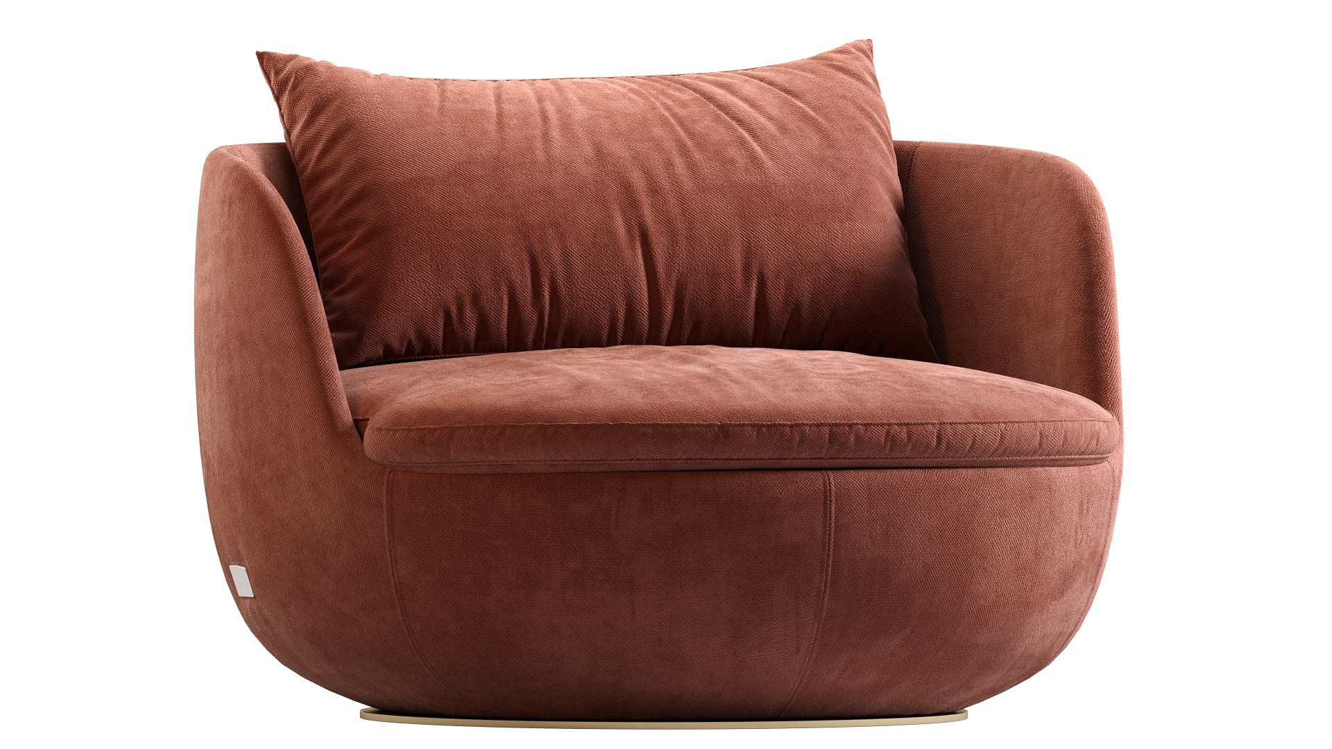 3D Bart Swivel Lounge Chair Model - TurboSquid 2067039