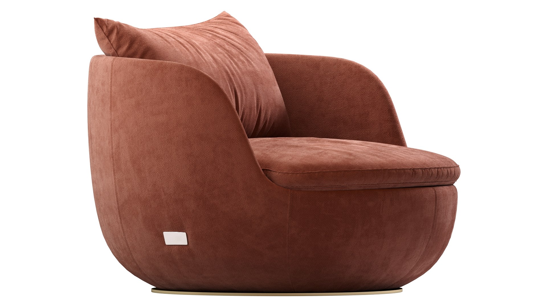 3D Bart Swivel Lounge Chair Model - TurboSquid 2067039