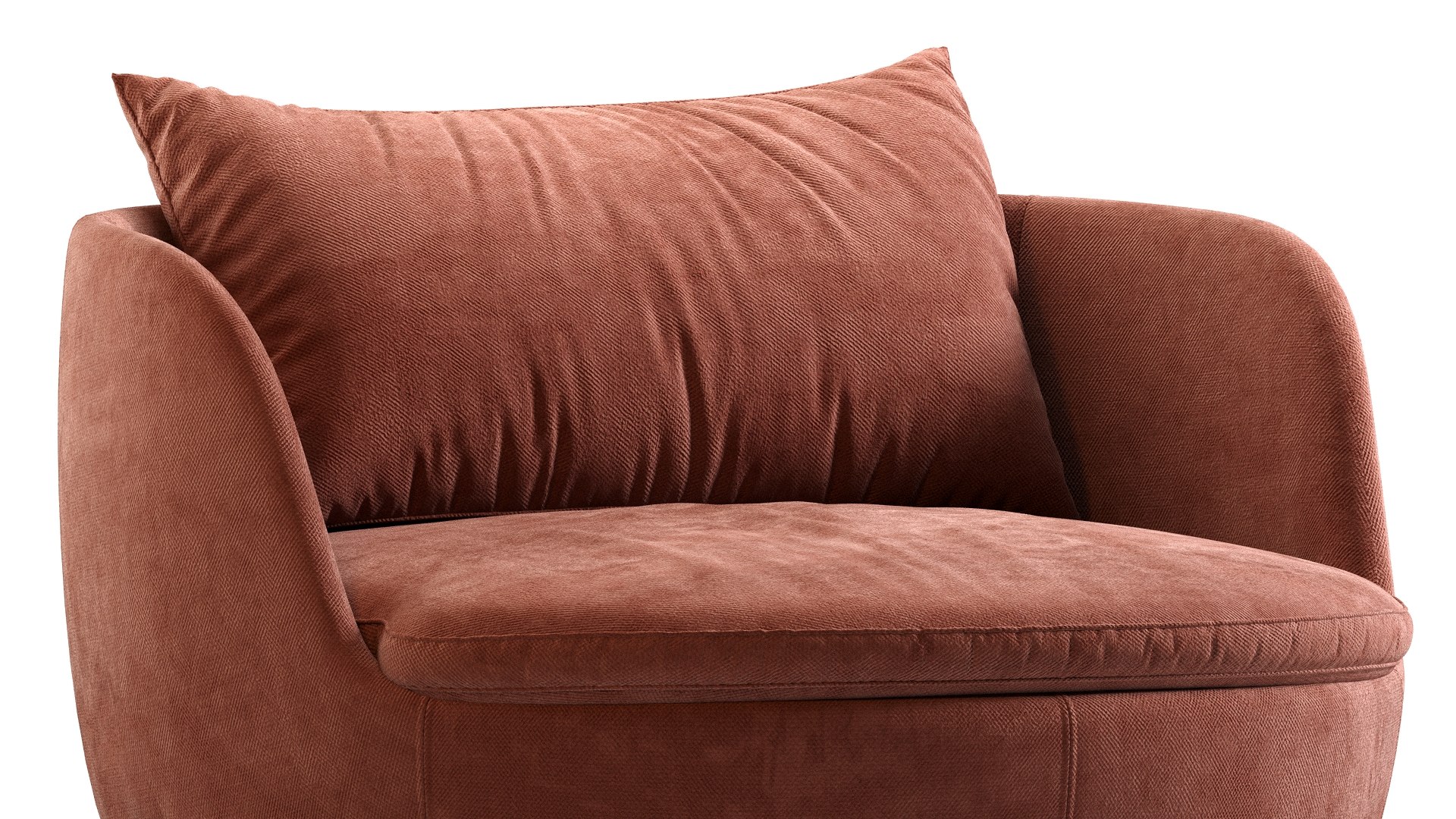 3D Bart Swivel Lounge Chair Model - TurboSquid 2067039