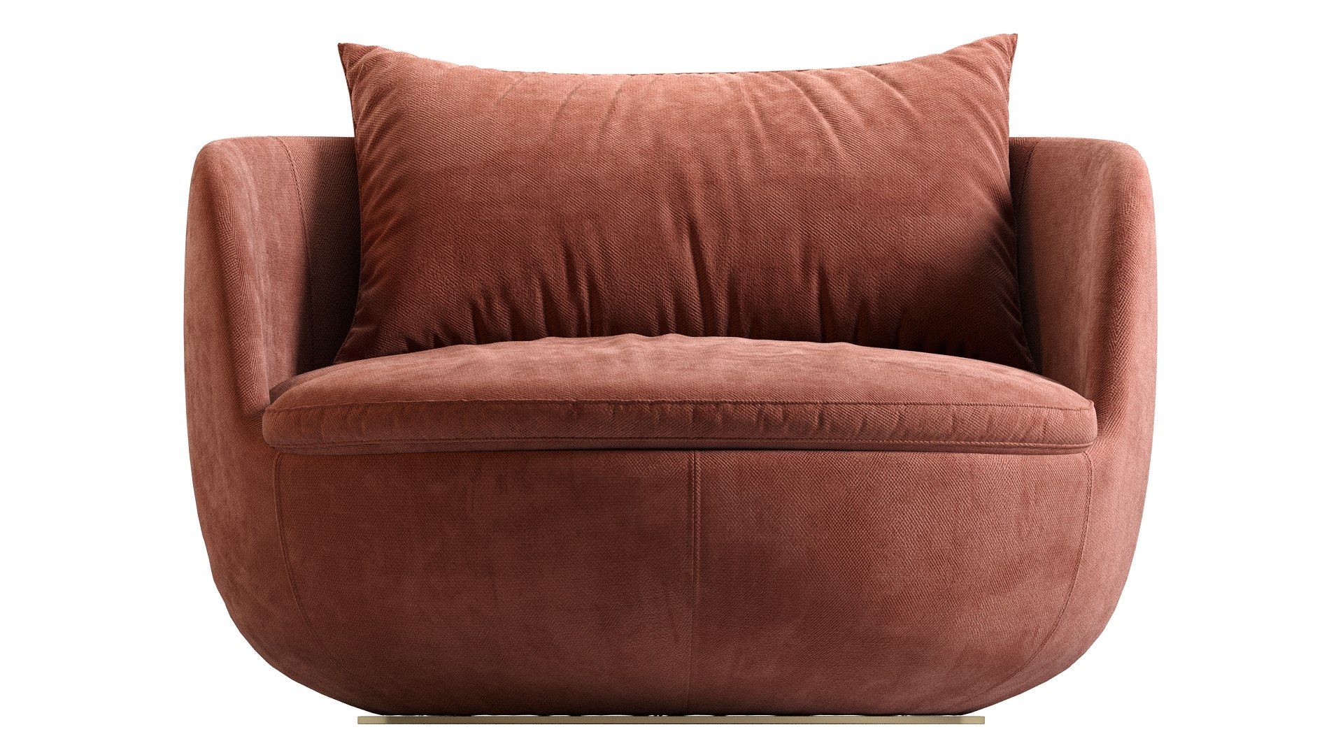 3D Bart Swivel Lounge Chair Model - TurboSquid 2067039