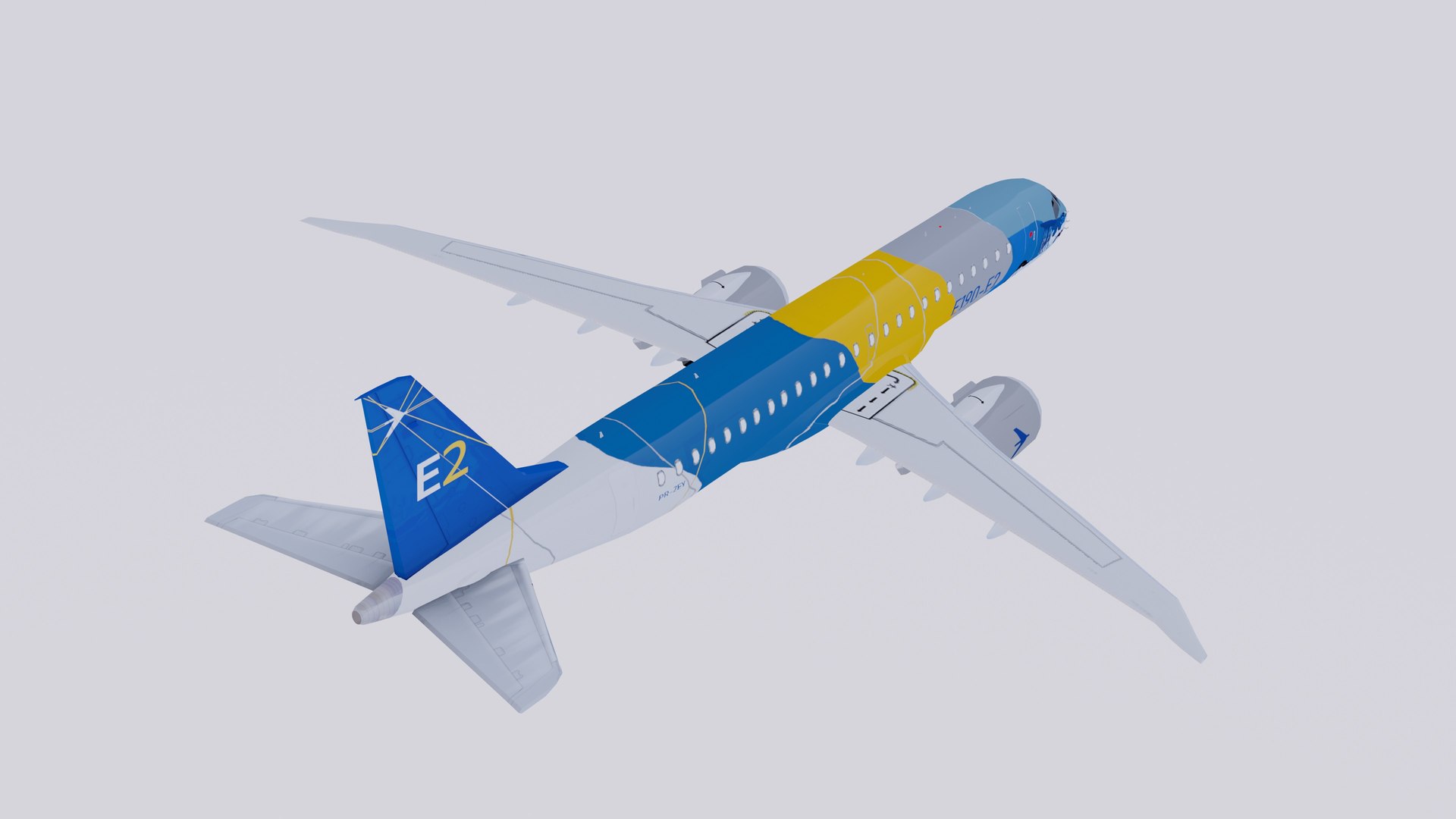 3D Embraer Color - TurboSquid 1574553