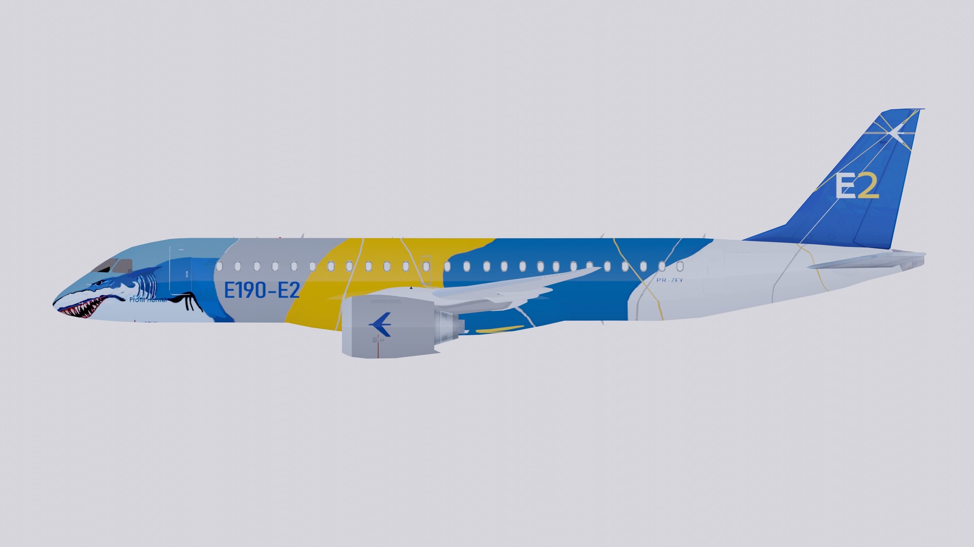 3D Embraer Color - TurboSquid 1574553
