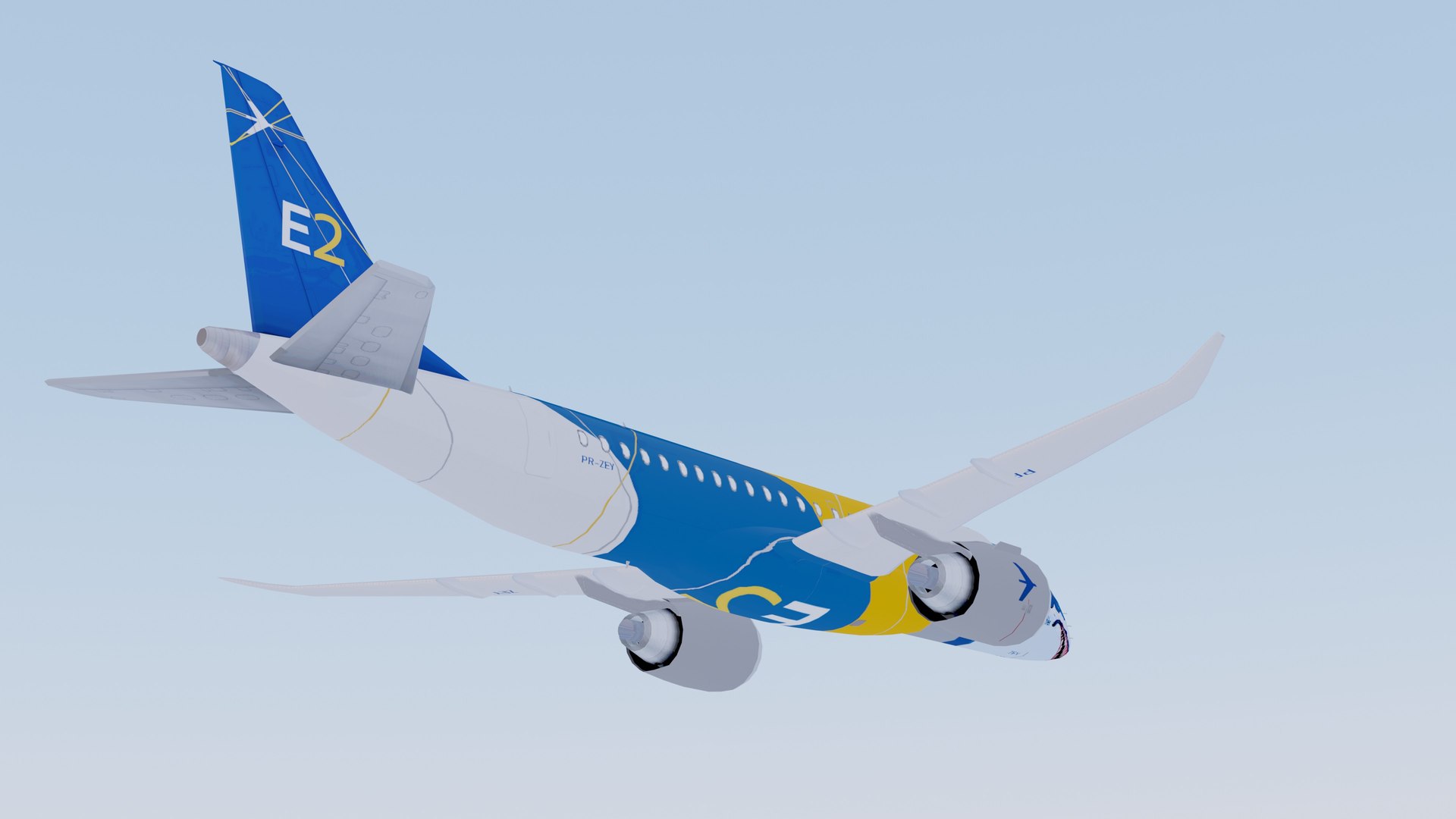 3D Embraer Color - TurboSquid 1574553
