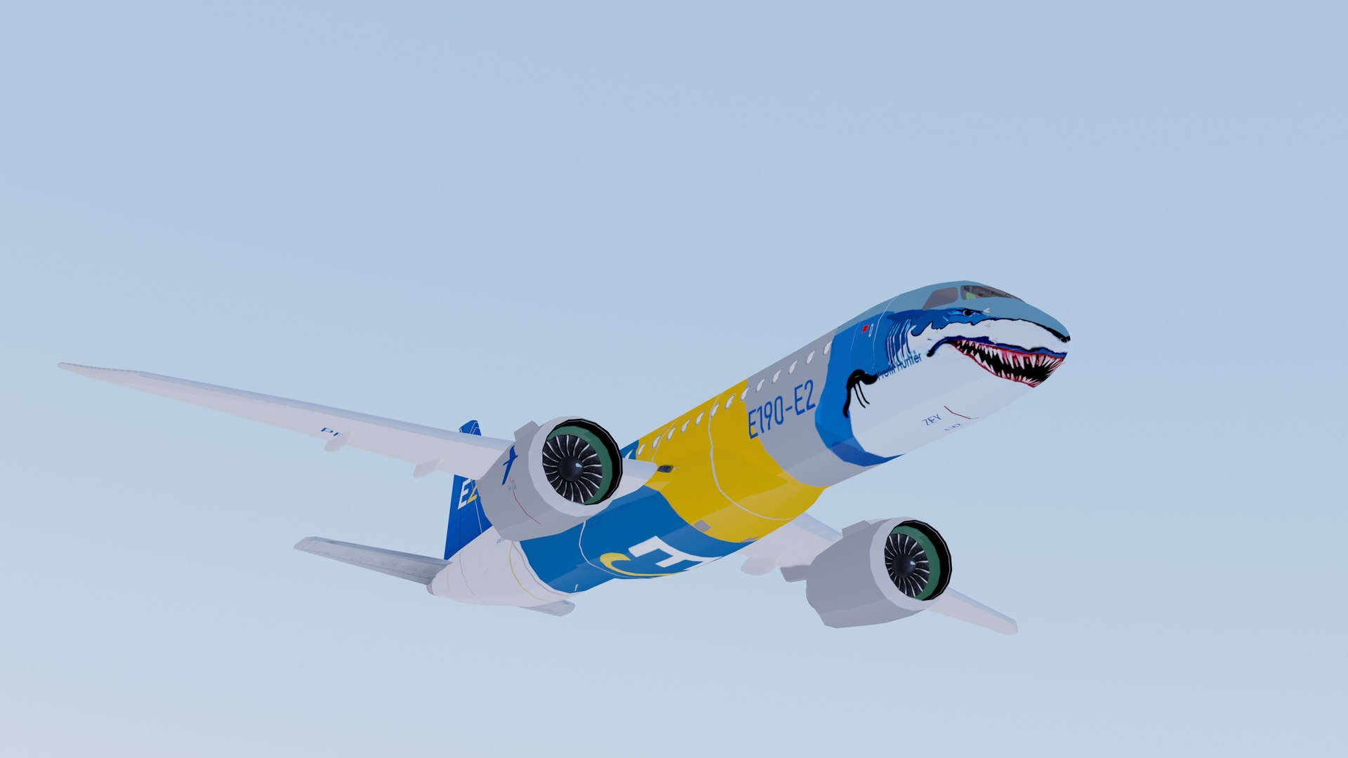 3D Embraer Color - TurboSquid 1574553