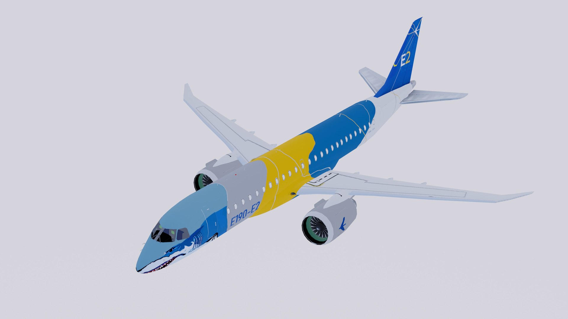 3D Embraer Color - TurboSquid 1574553