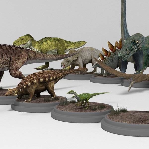 3d model dinosaur pack