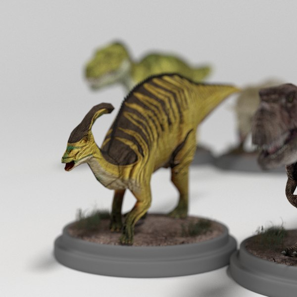 3d model dinosaur pack