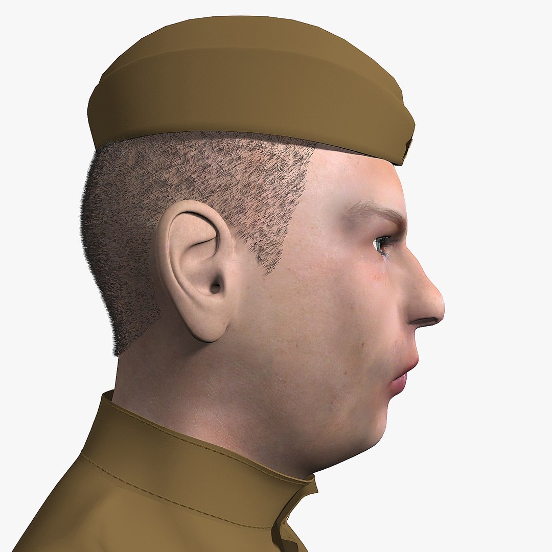 Soldiers Wwii Character 3d Model
