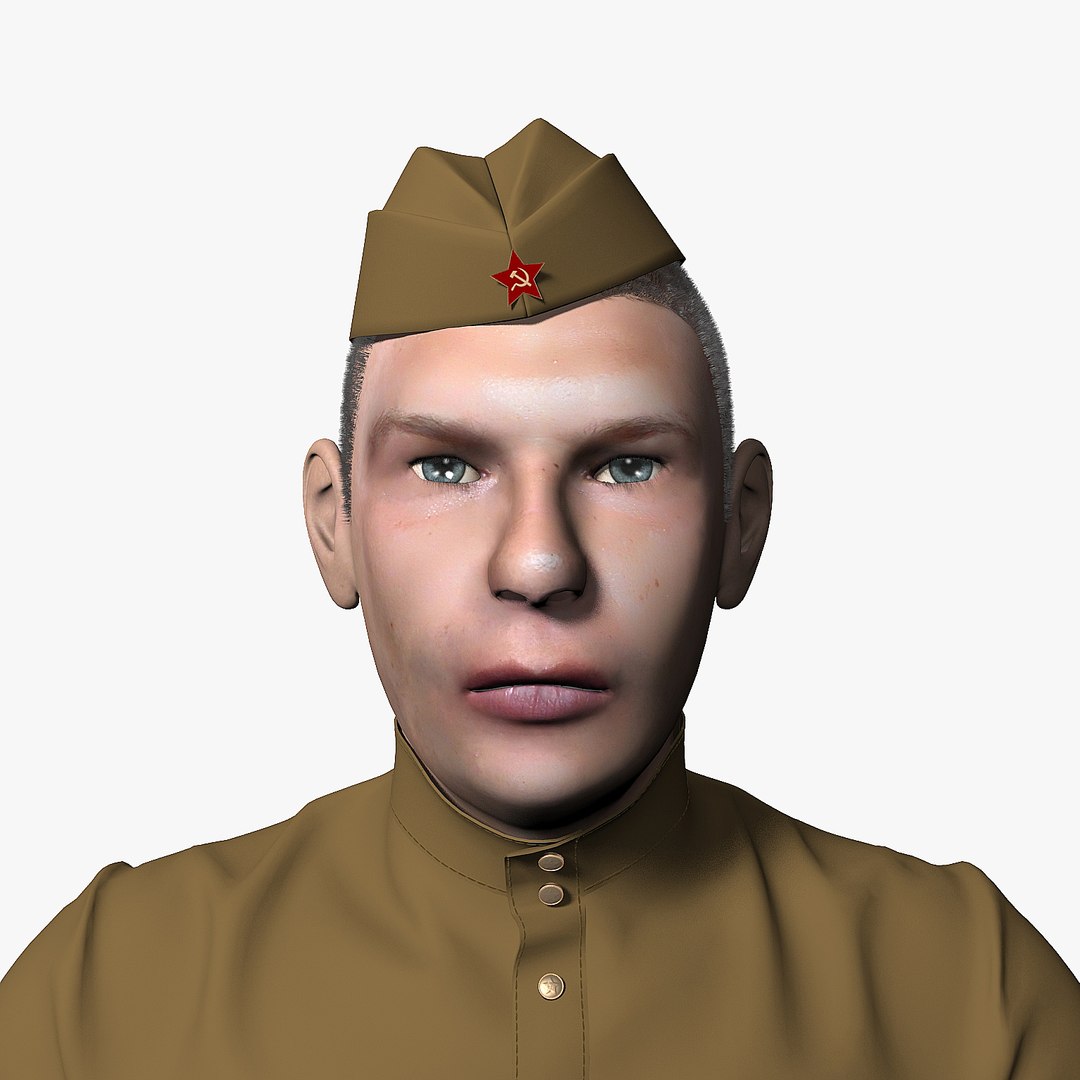 Soldiers Wwii Character 3d Model