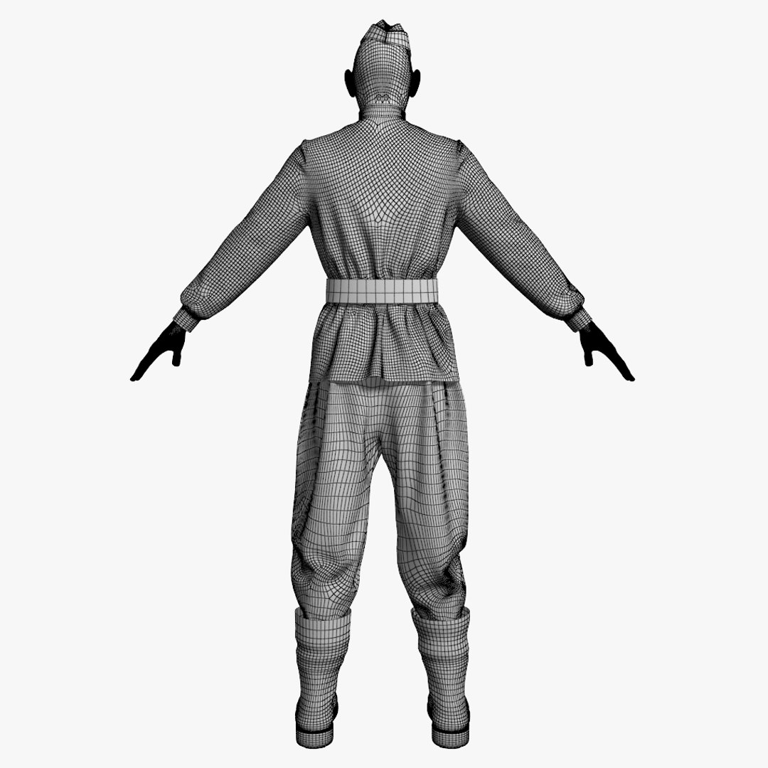 Soldiers Wwii Character 3d Model