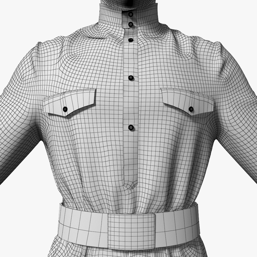 Soldiers Wwii Character 3d Model