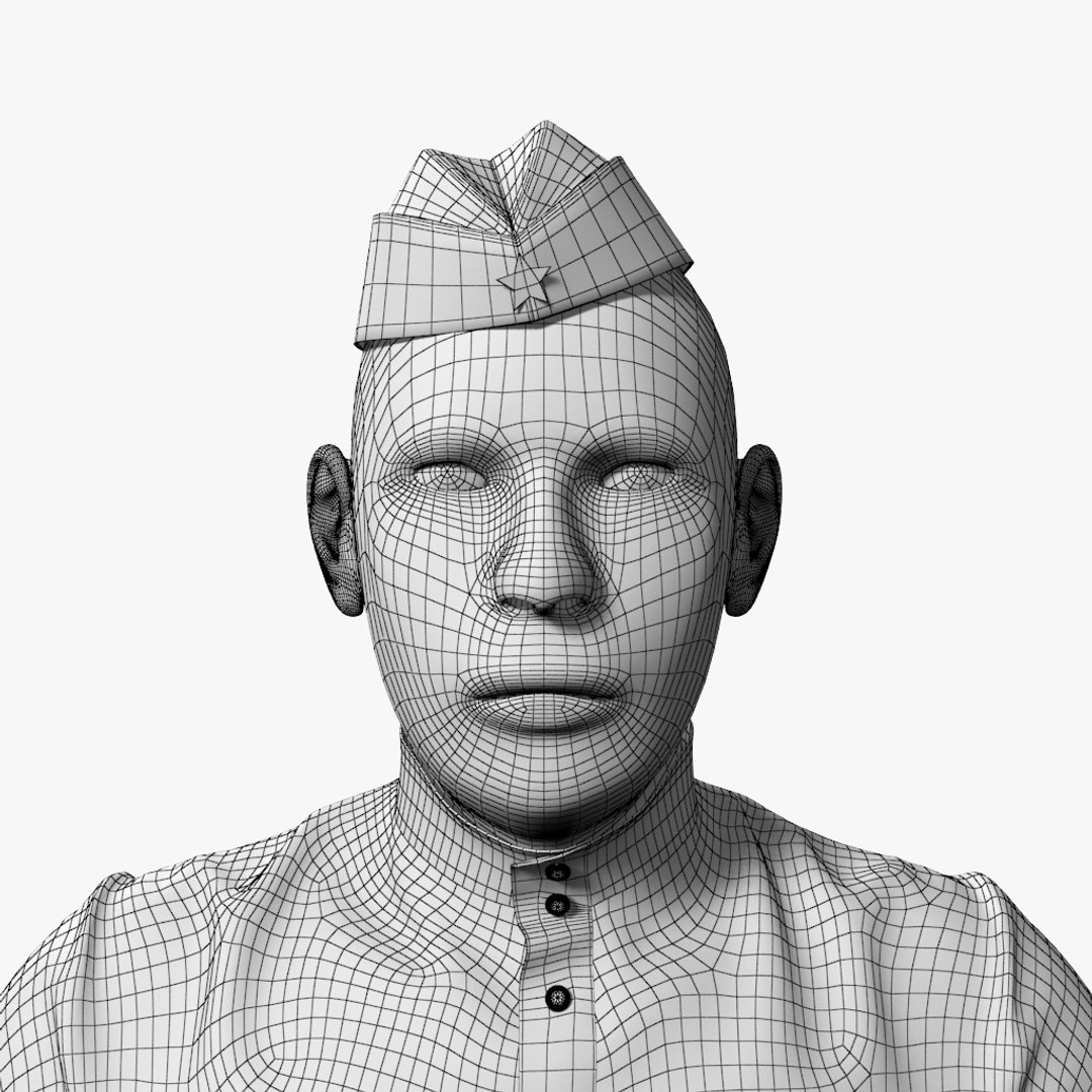 Soldiers Wwii Character 3d Model