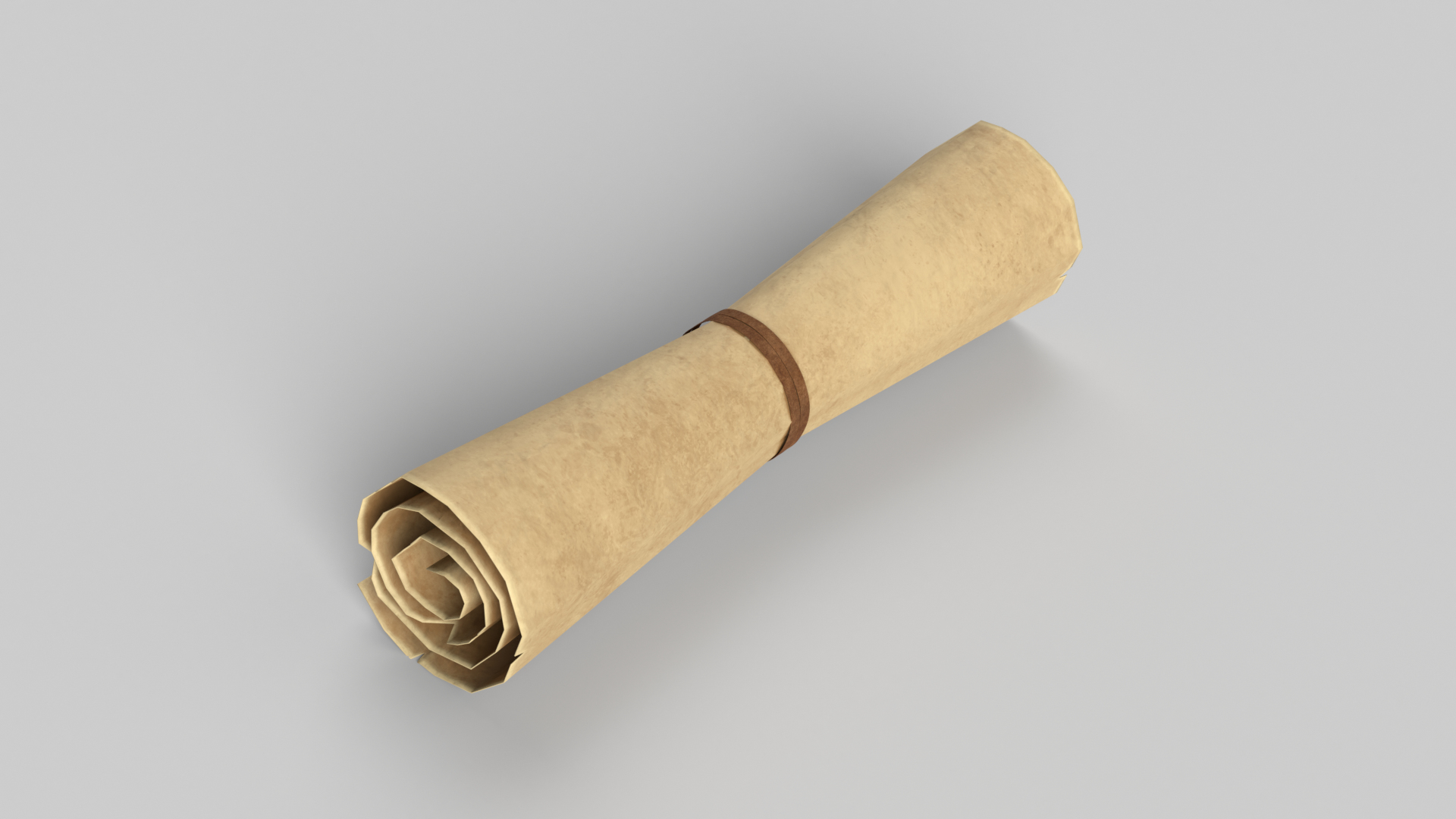 Scroll rolled 3D - TurboSquid 1576908