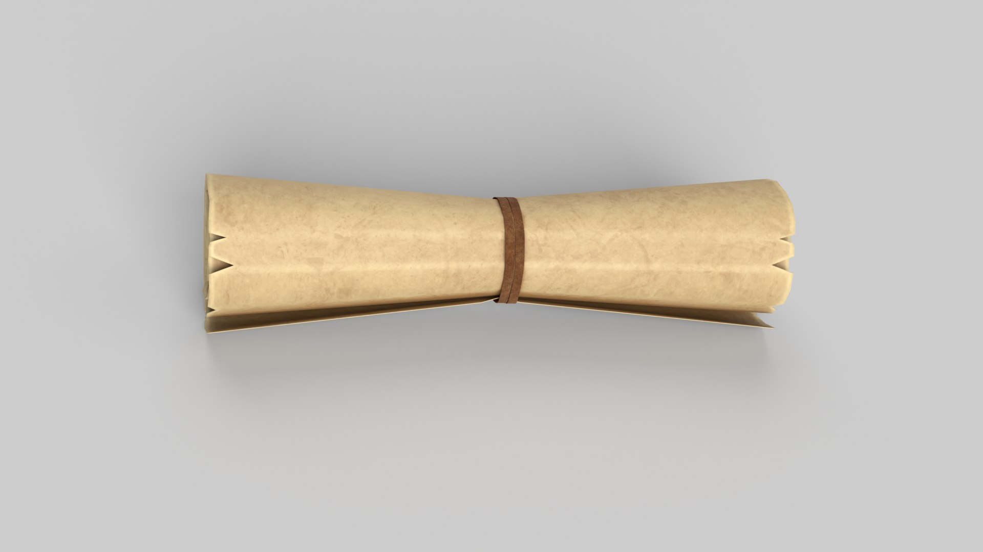 Scroll Rolled 3D - TurboSquid 1576908