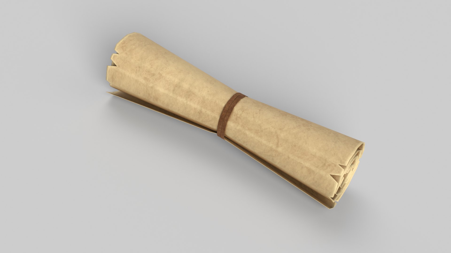 Scroll Rolled 3D - TurboSquid 1576908