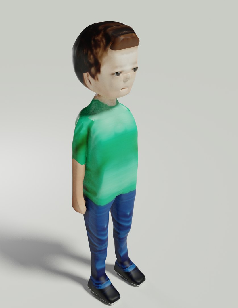 Boy OBJ model 3D model - TurboSquid 1974782