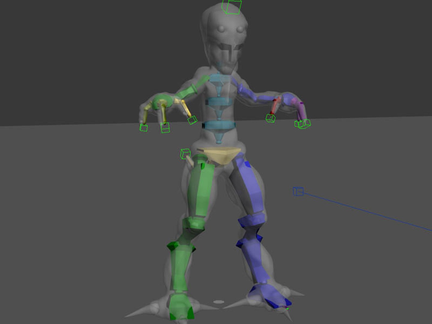 Maya Creature Rigged