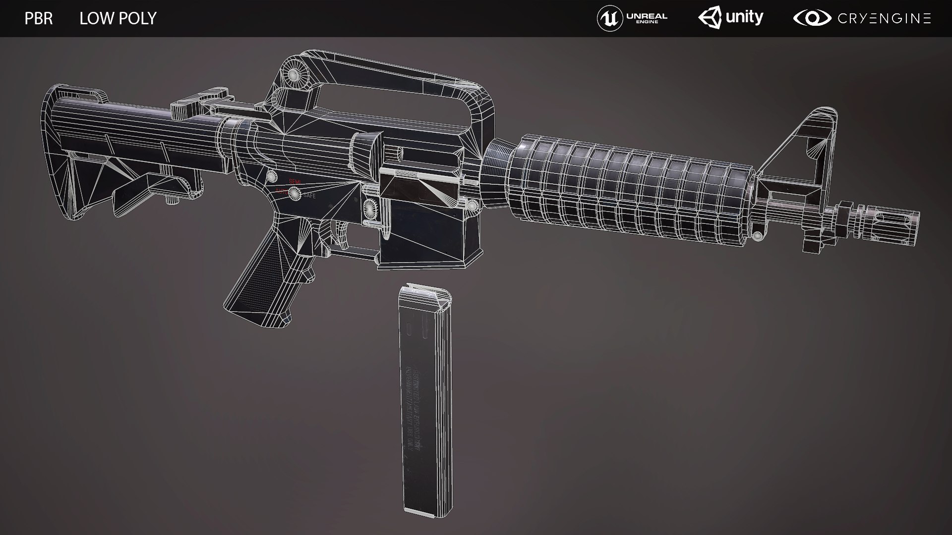 3D colt smg pbr ready - TurboSquid 1450118