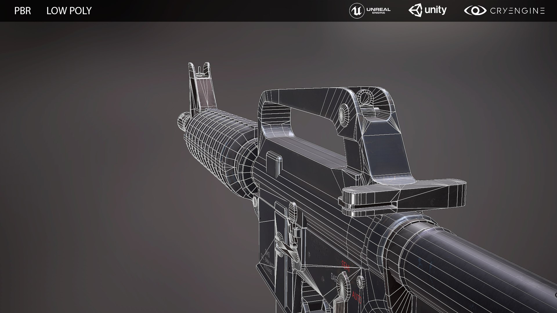 3D colt smg pbr ready - TurboSquid 1450118
