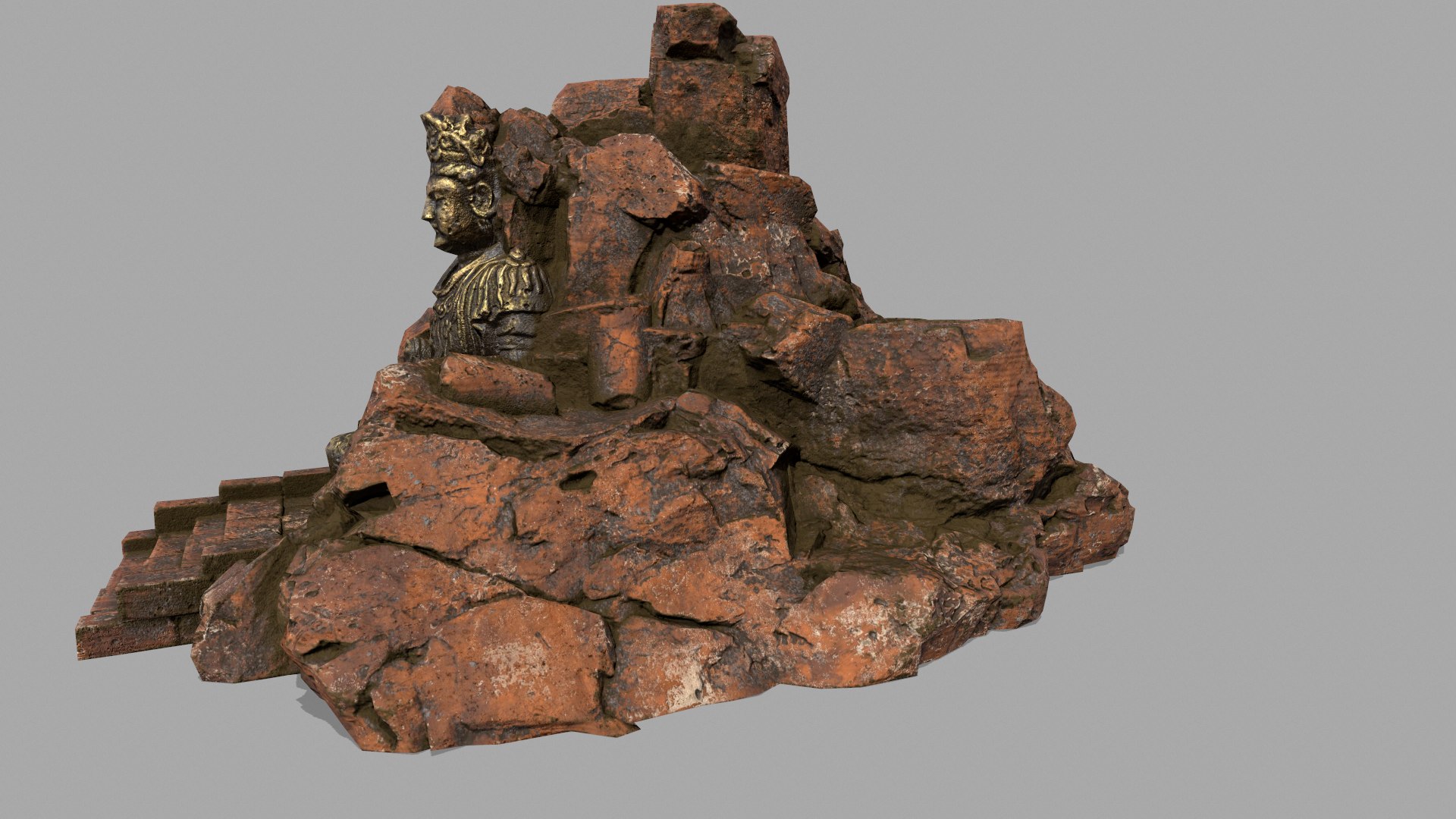 Buda Rock 3D Model - TurboSquid 1486767