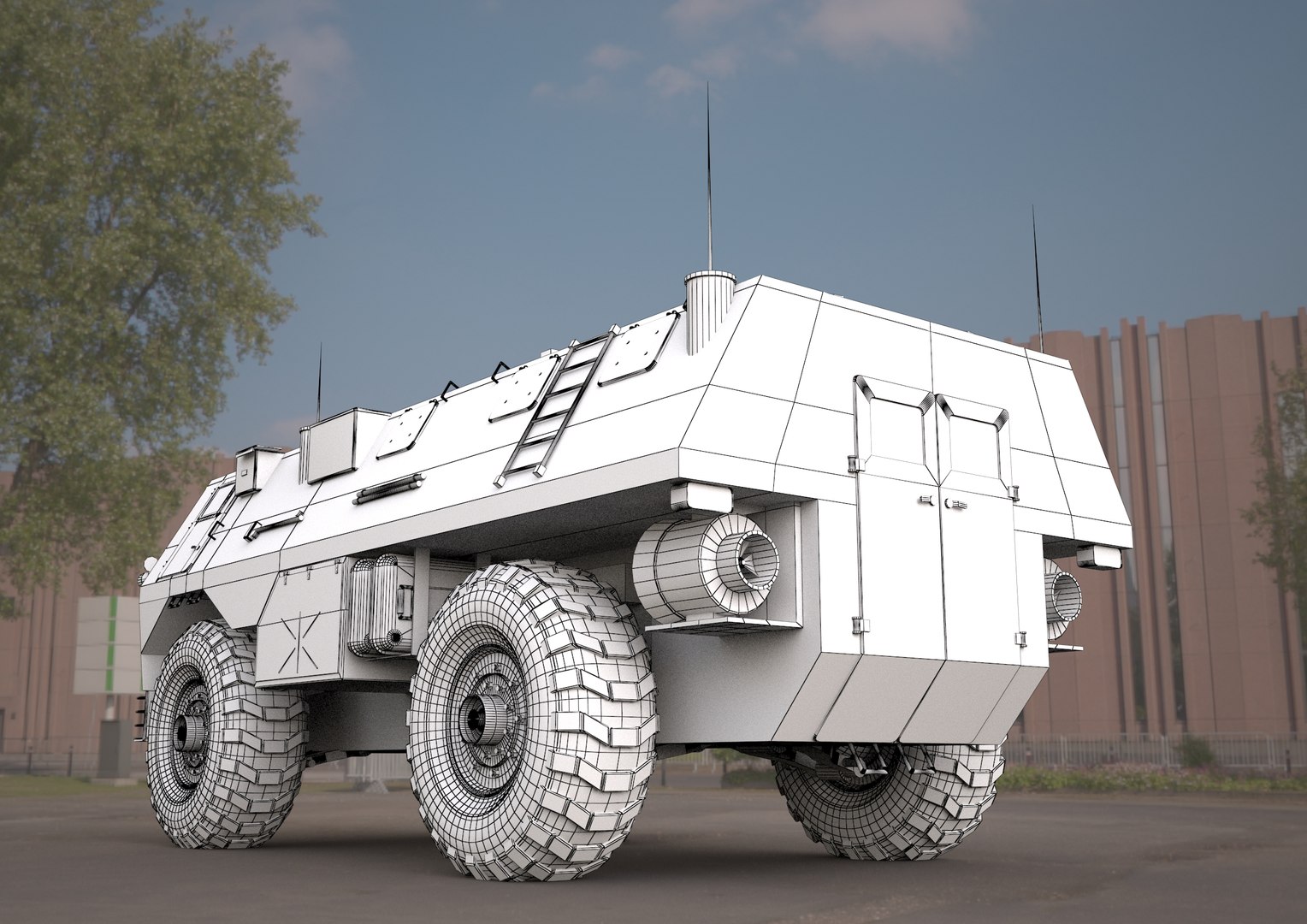 VAB VTT 4X4 Military Vehicle 3d Model 3D Model - TurboSquid 2070116
